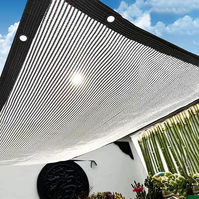 Shade Cloth 55% Reflective Aluminet Shading Net with Grommets Heat ...