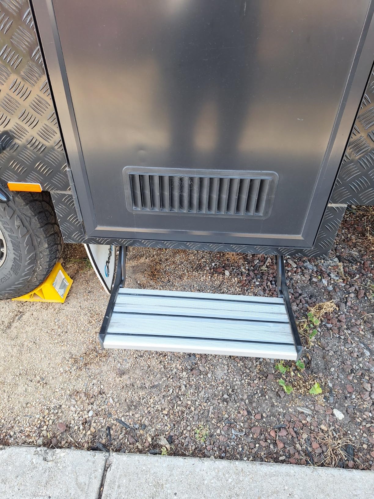 Weisshorn Caravan Step Folding Pull-Out Aluminium Step Ladder RV Parts ...