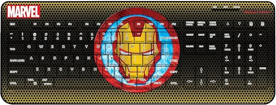 Amazon.com: Marvel Avengers Iron Man Grid Wireless USB Keyboard ...