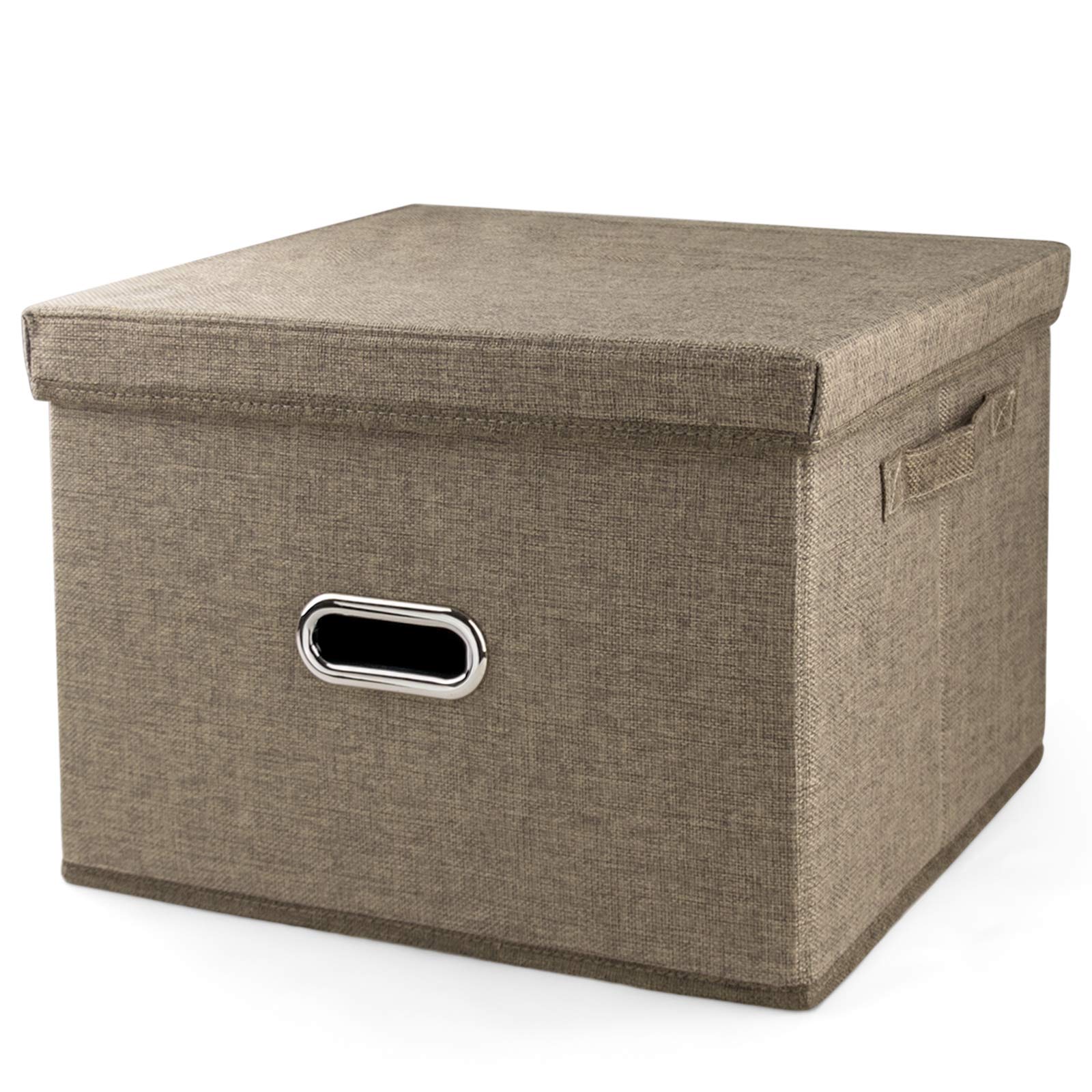 Amazon.com - Sturdy Fabric Cube Storage Bin Minimalist Portable Storage ...