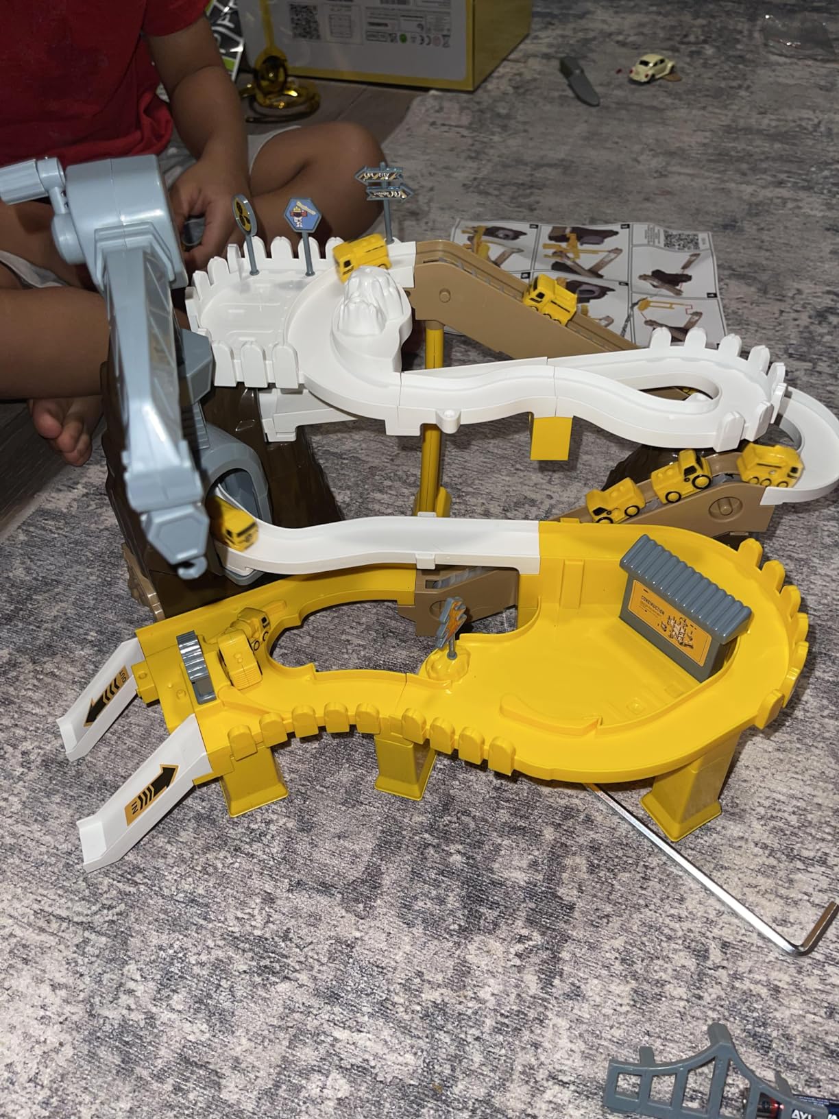 $11/mo - Finance TEMI Boys Race Track Car Garage Parking Adventure Toy ...