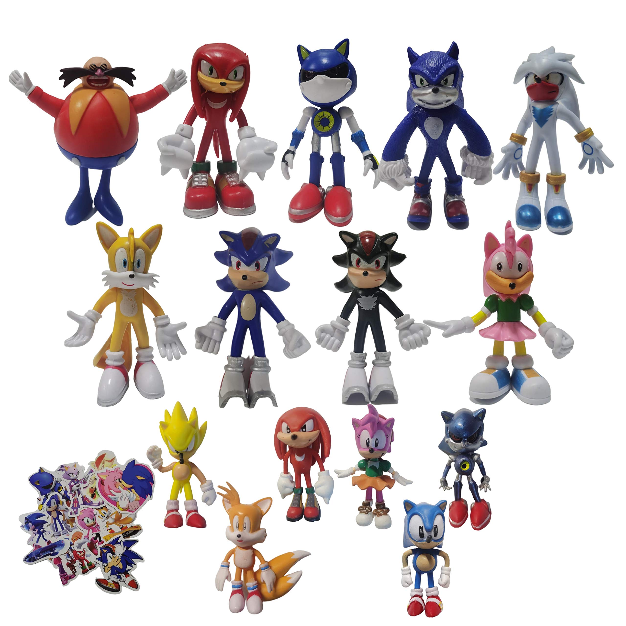 Sonic Toys 15pcs Set Sonic Cake Toppers Set Sonic Hedgehog | Desertcart ...