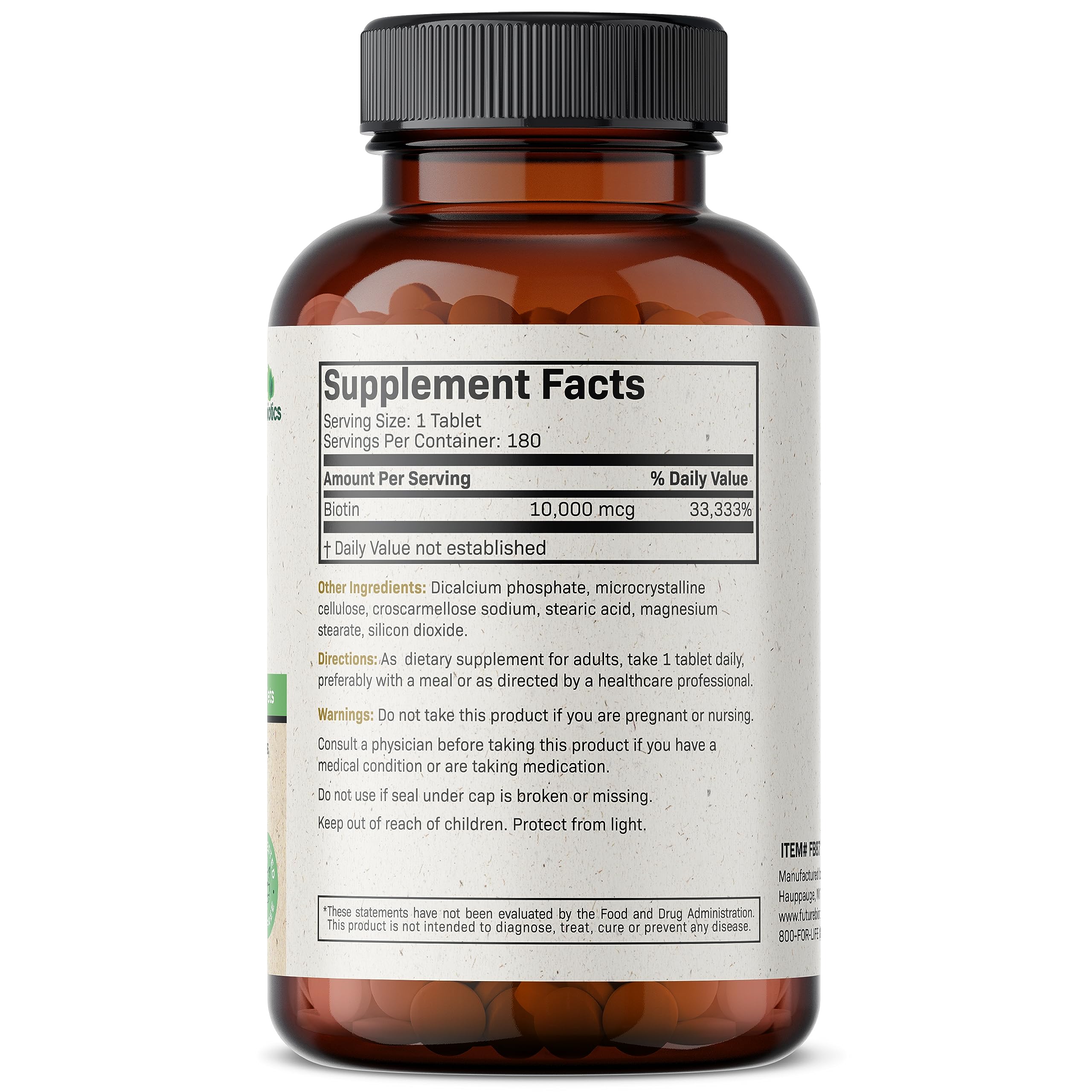 Snapklik.com : Biotin 10,000 MCG High Potency Tablets Supports Healthy ...