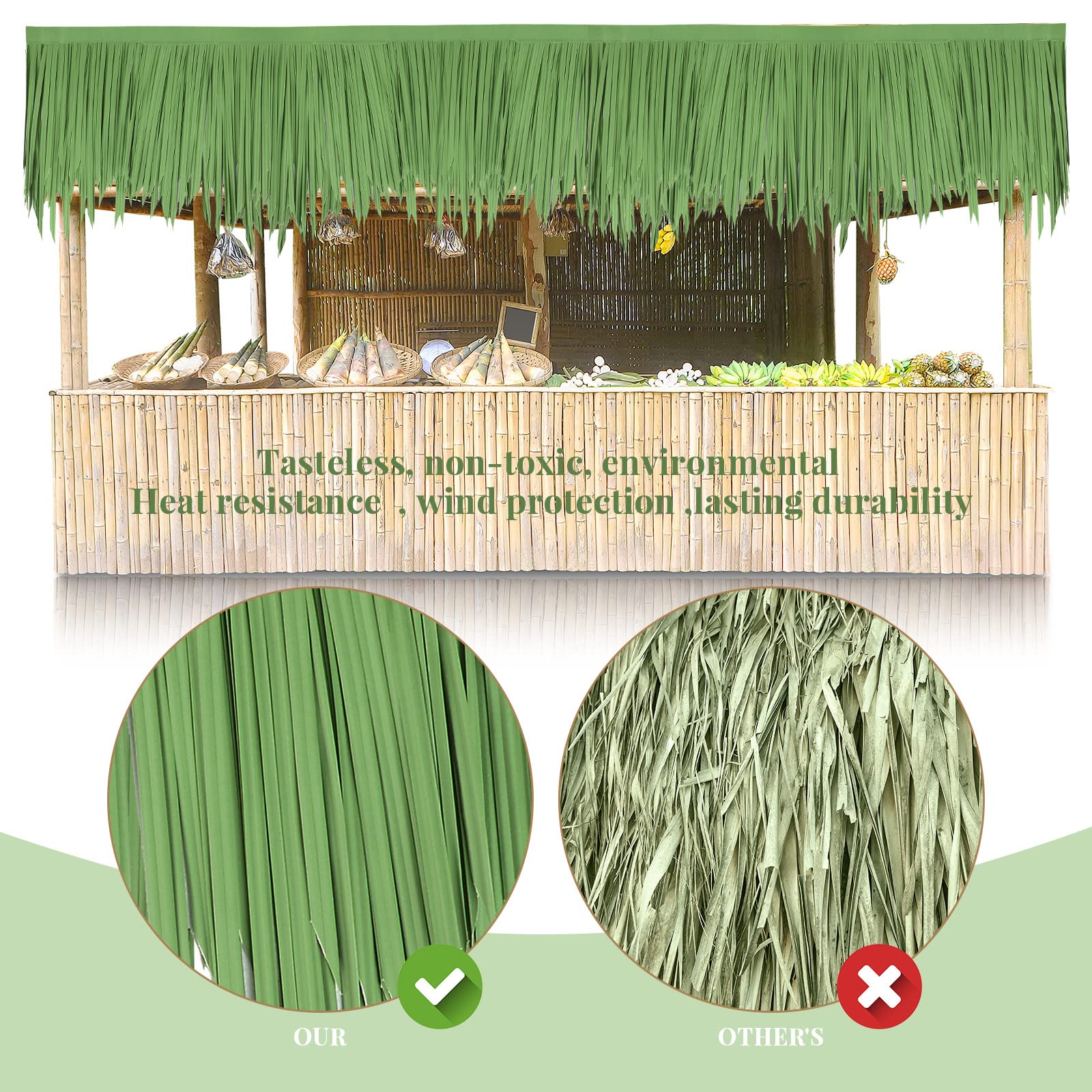 Snapklik.com : Mexican Tiki Hut Grass Skirting Roof Tiki Bar Grass Duck ...