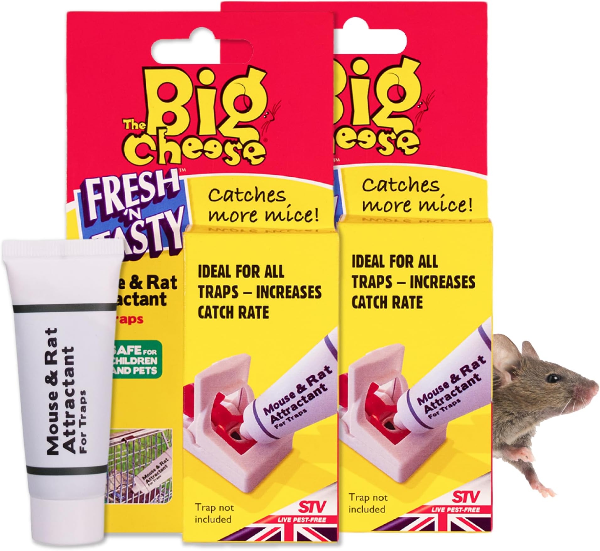 The Big Cheese Fresh 'N Tasty Mouse & Rat Attractant - Hazard-Free Rat ...