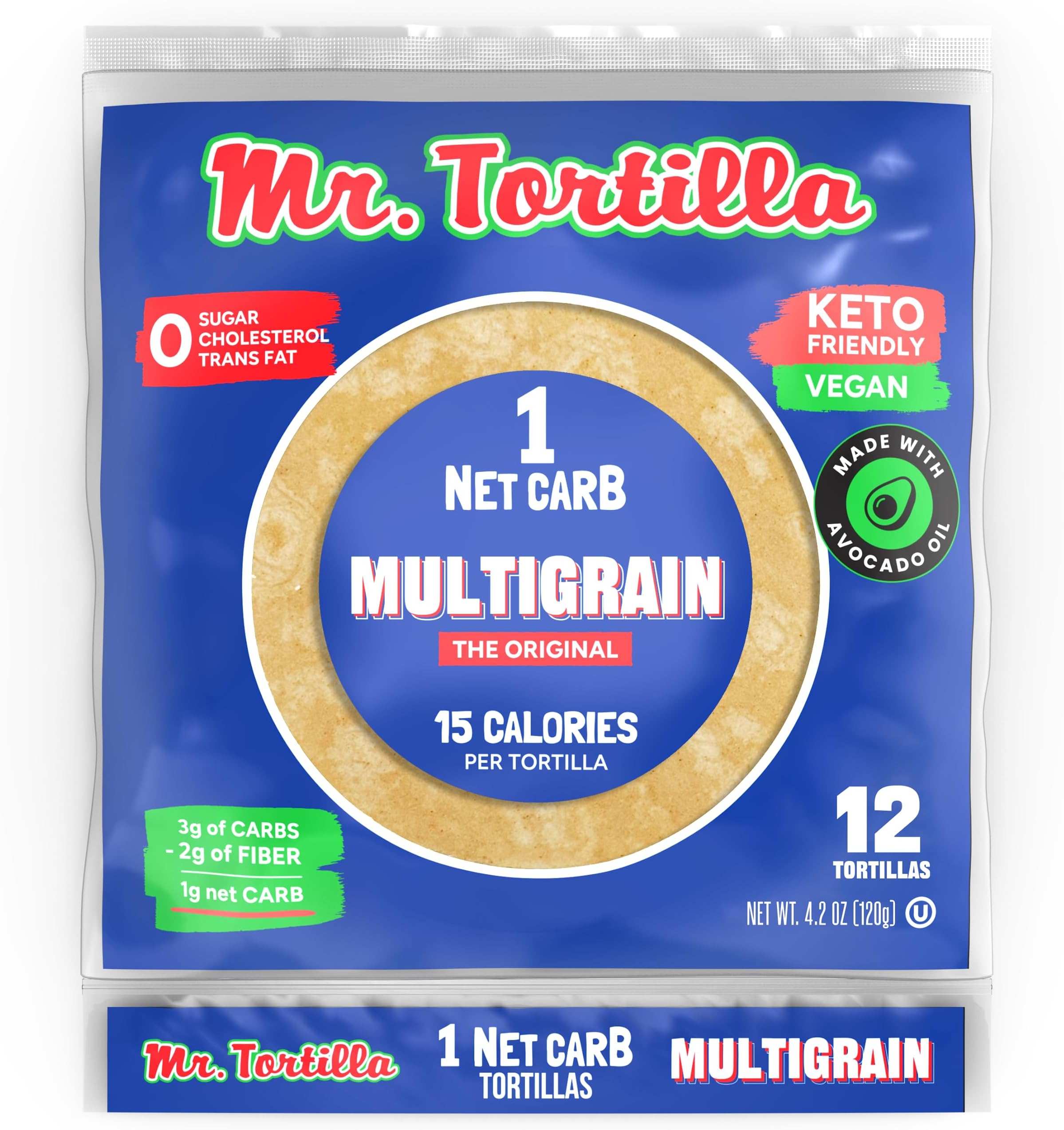 Amazon.com: Mr. Tortilla Low Carb Keto Soft Taco Shells, Vegan Healthy ...