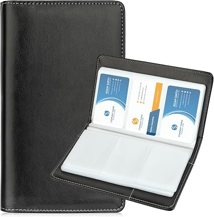 Amazon.com: Business Card Organizer, 300 Capacity Business Card Book ...