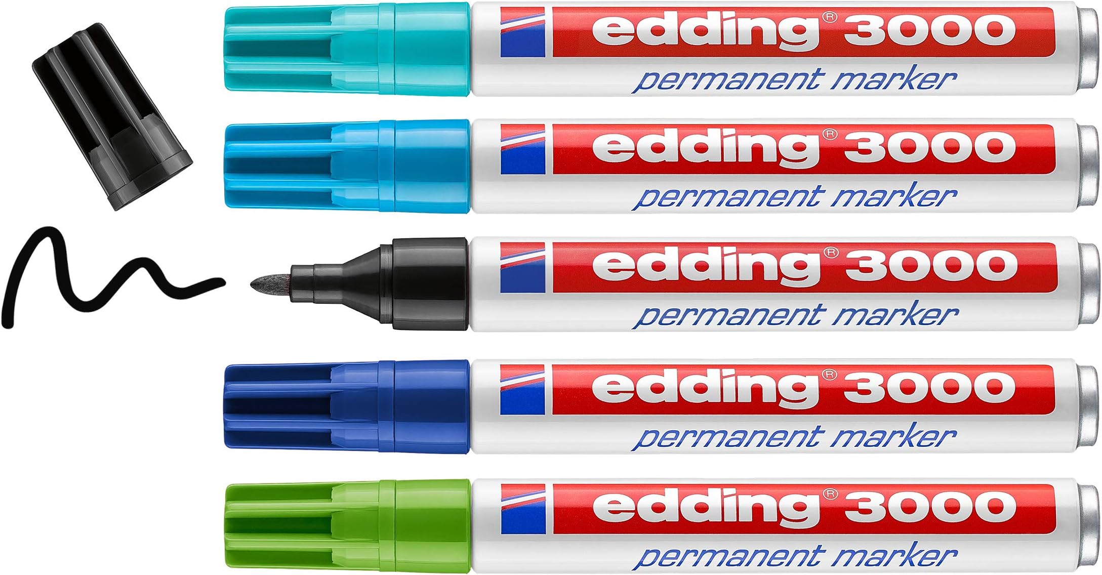 edding 4-4500-5 Textilmarker, Rundspitze, 2-3 mm, sortiert : Amazon.de ...