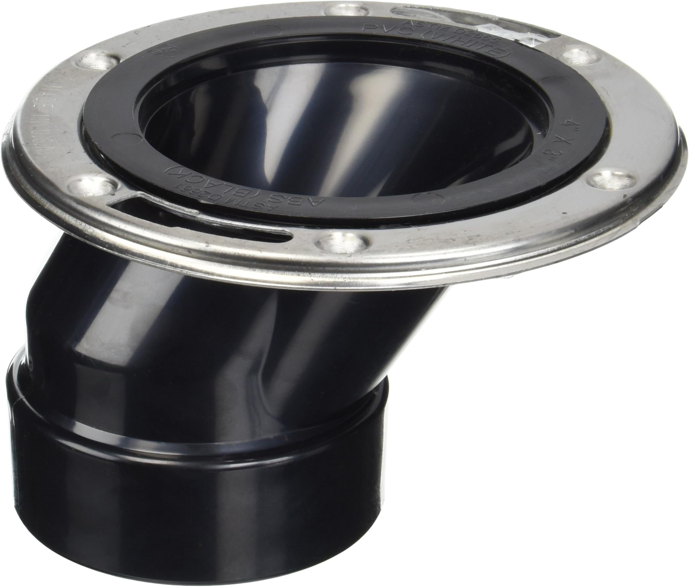 Sioux Chief 889-AOMPK Closet Flange 3 x 4 ABS Offset Full-Flush, No ...
