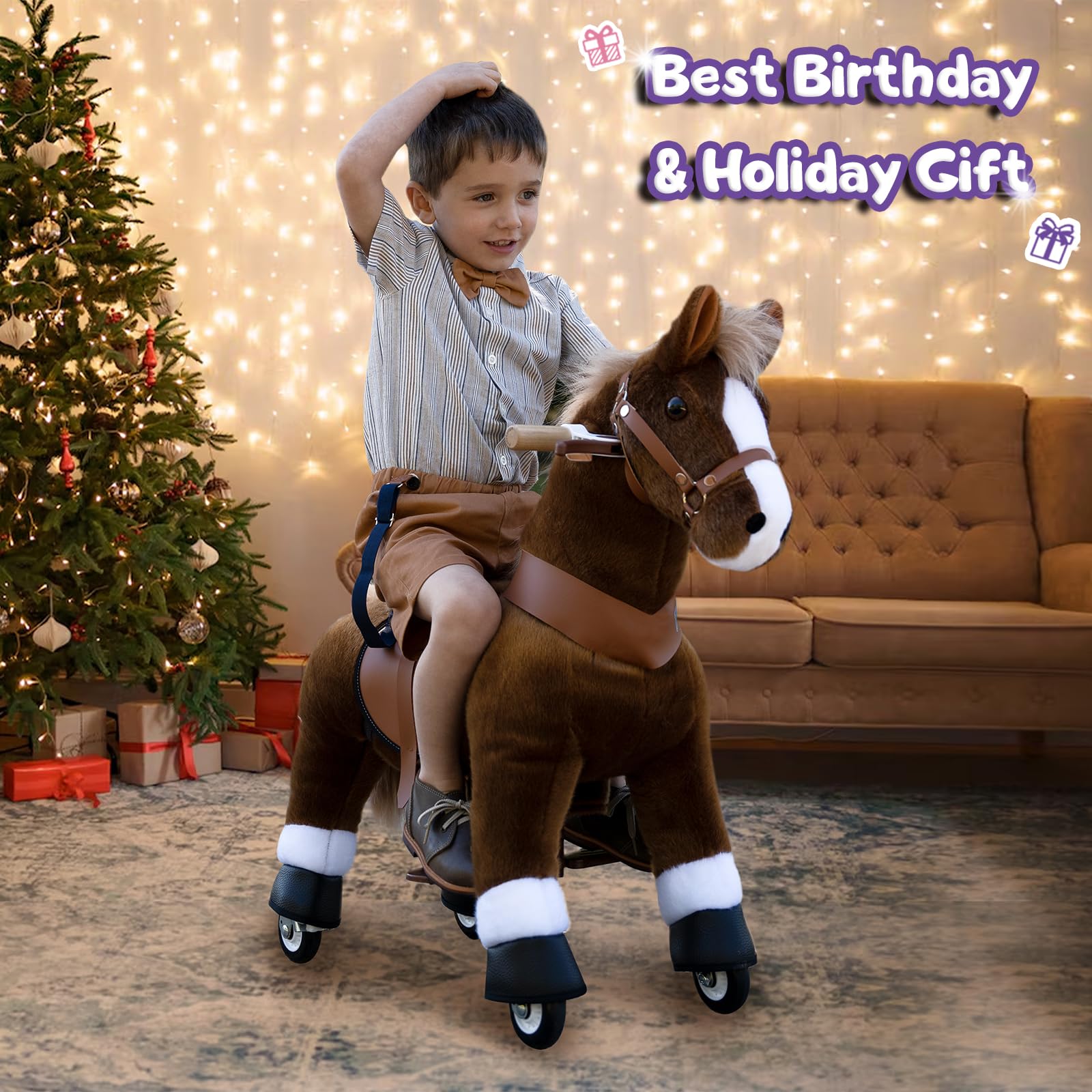 Snapklik.com : PonyCycle Ride On Horse For Kids Riding Horse Pony Toys ...