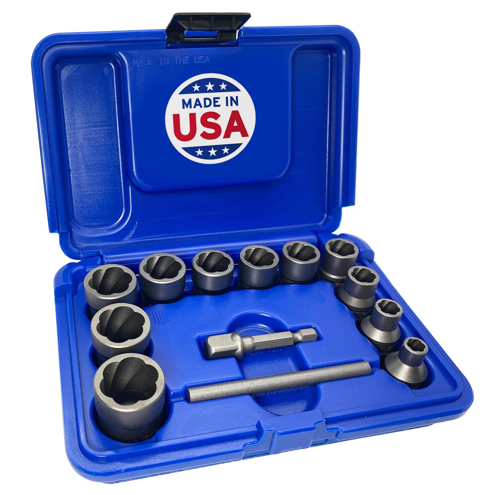 ROCKETSOCKET | 13 Piece Impact Grade Extraction Socket Set | Made in ...