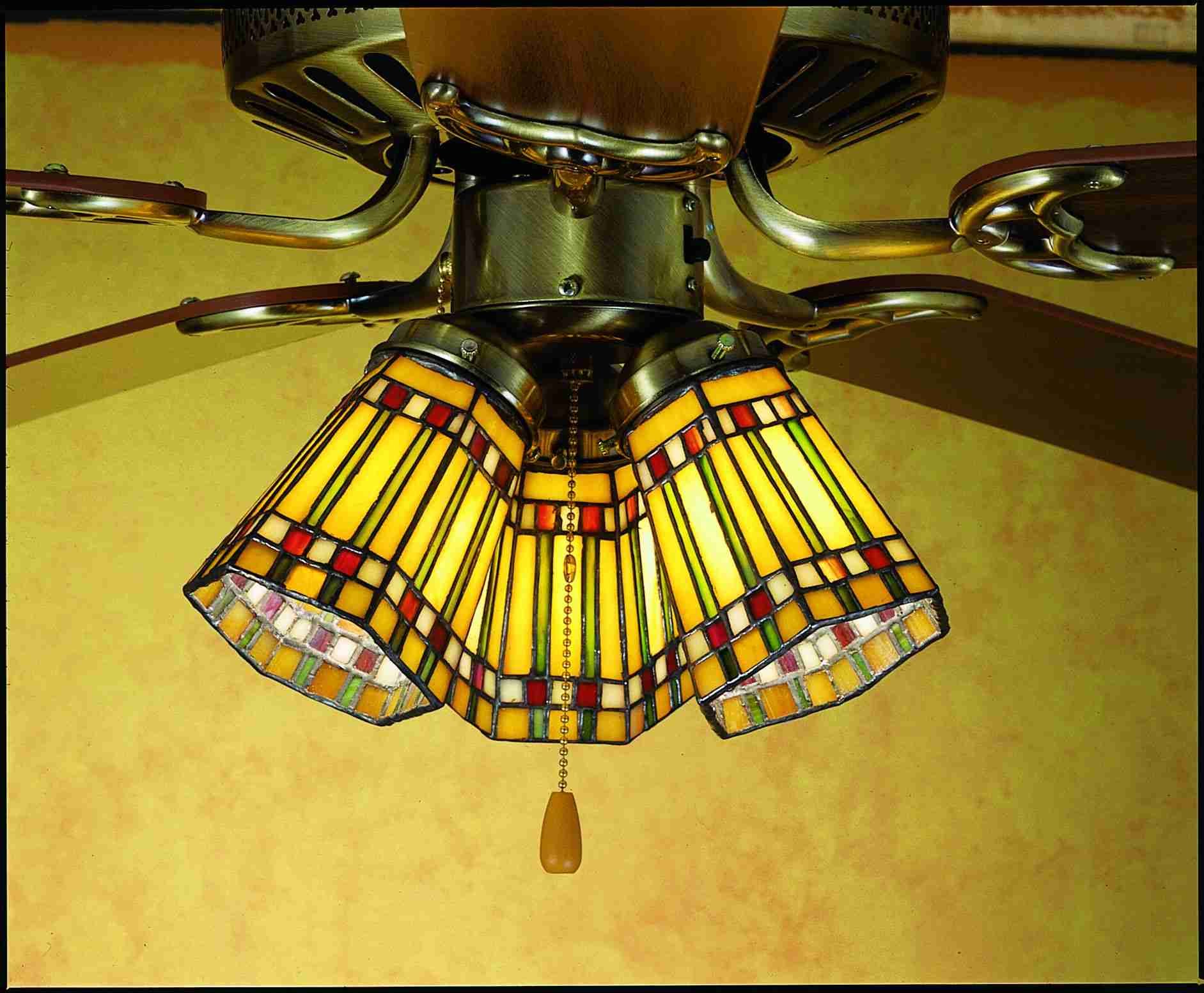 Amazon.com: 4 Inch W Prairie Corn Fan Light Shade Ceiling Fixture ...