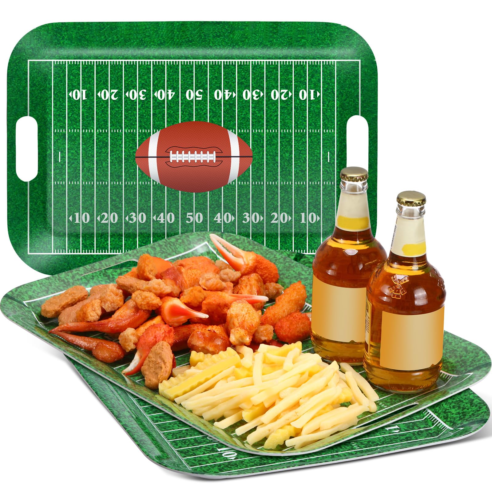 Amazon.com | Layhit 3 Pcs Football Stadium Football Serving Trays 18.31 ...