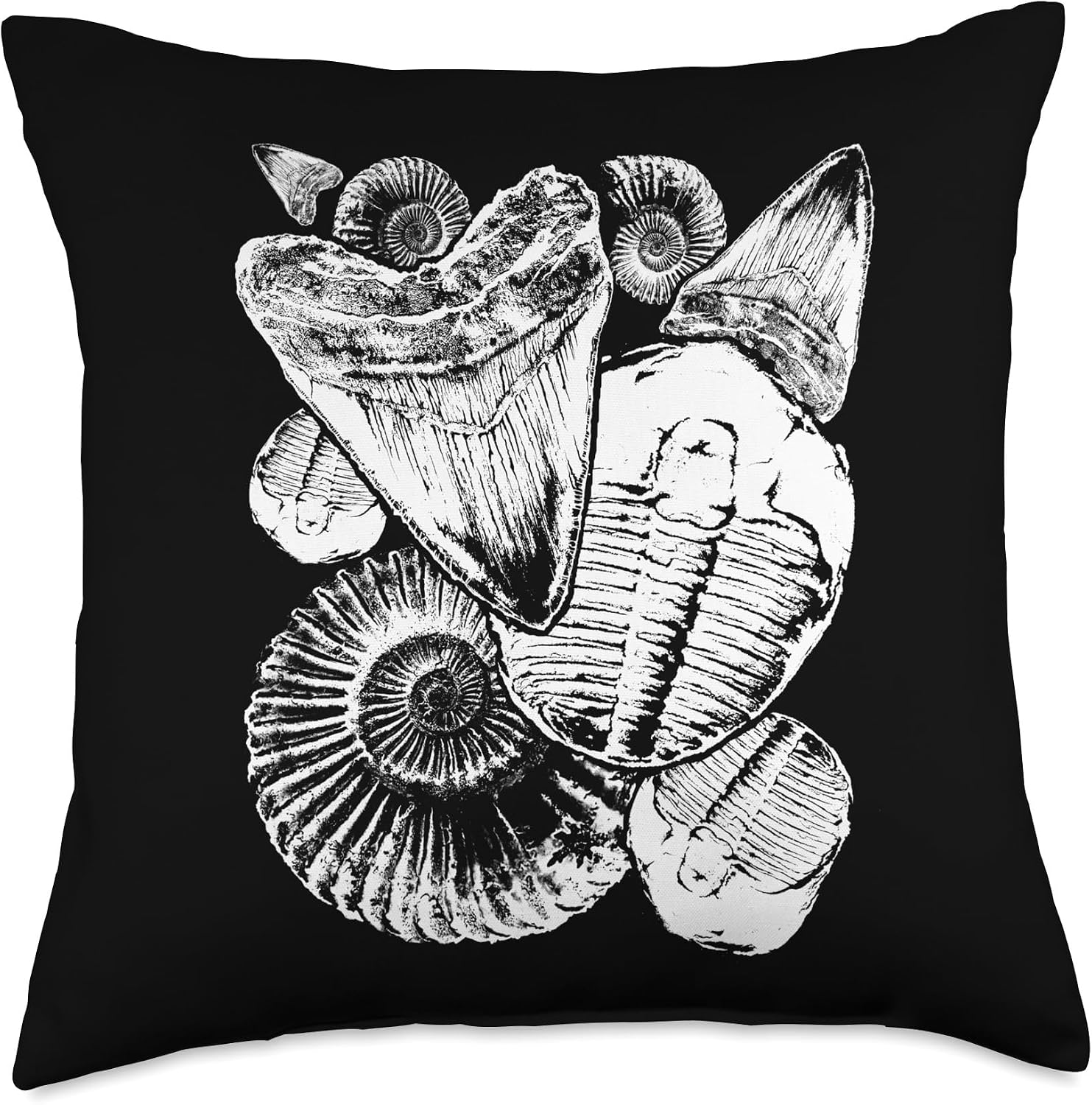 Amazon.com: Fossil hunter, paleontologist fossil hunting Throw Pillow ...
