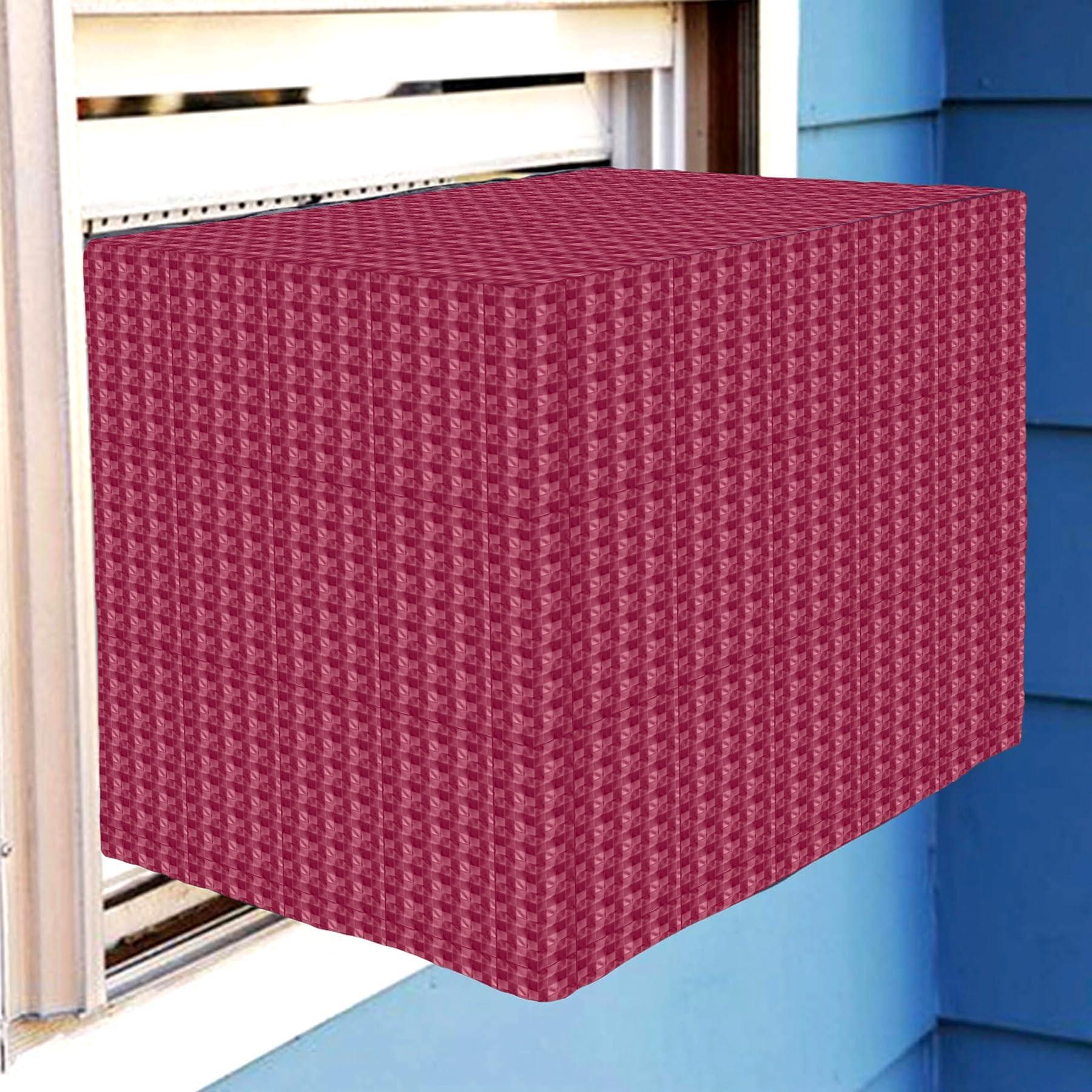 Kuber Industries 3D Design PVC Window AC Cover for 2 Ton Capacity ...