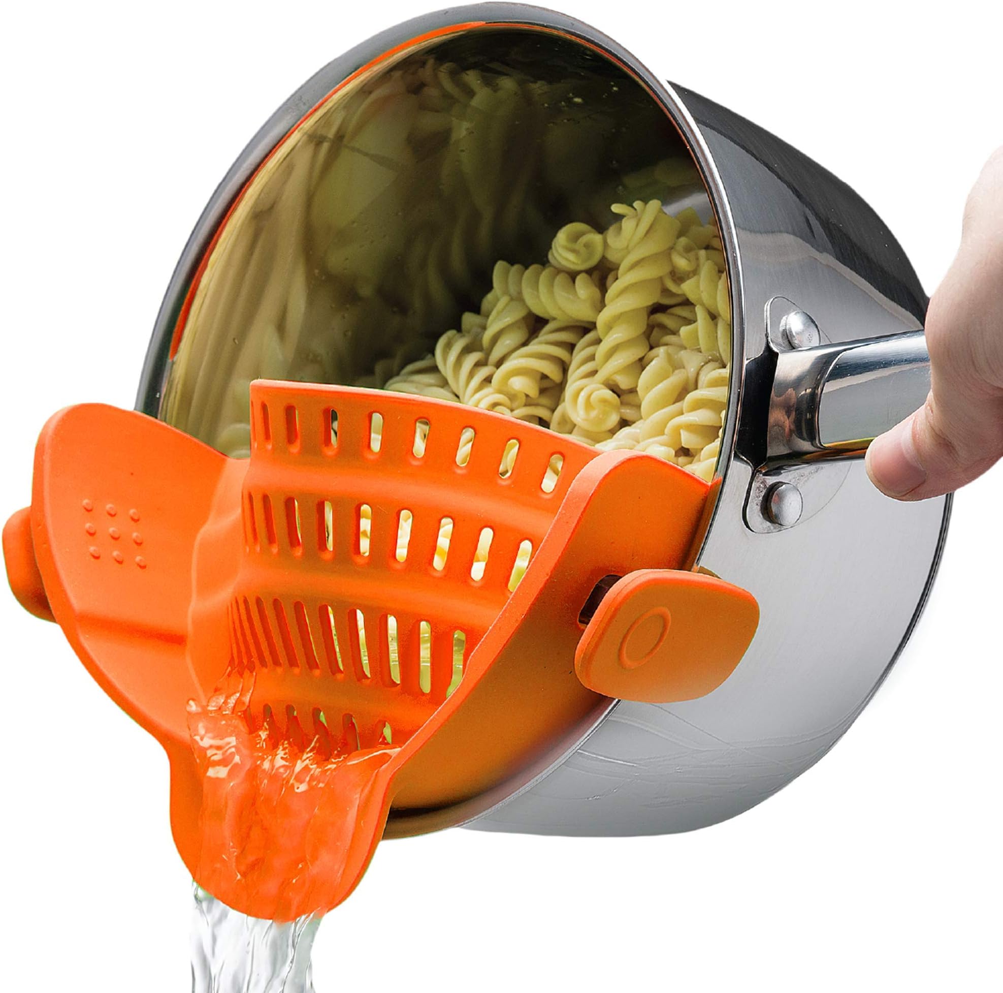 Amazon.com: Li&Zhao Clip on Strainer - Fine Mesh Strainer Pasta ...