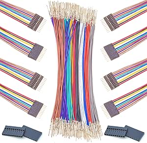 Amazon.com: Kidisoii Dupont 2.54mm Wire Male to Male Dupont Connector & 22AWG Pre-Crimped Cable ...