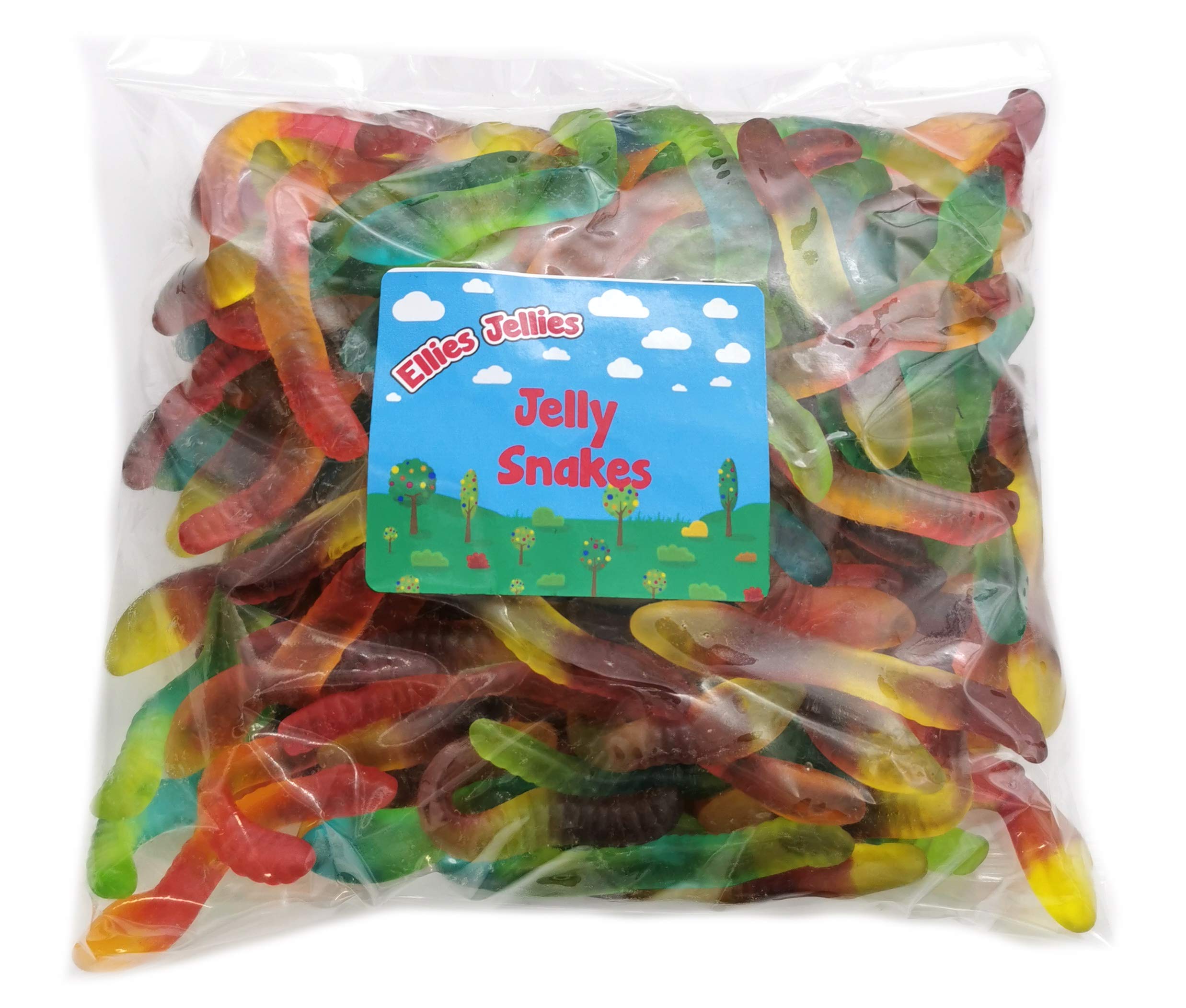 Ellies Jellies Jelly Snakes-Fruit Jelly Candy-Gummie Candy- 1kg Bag ...