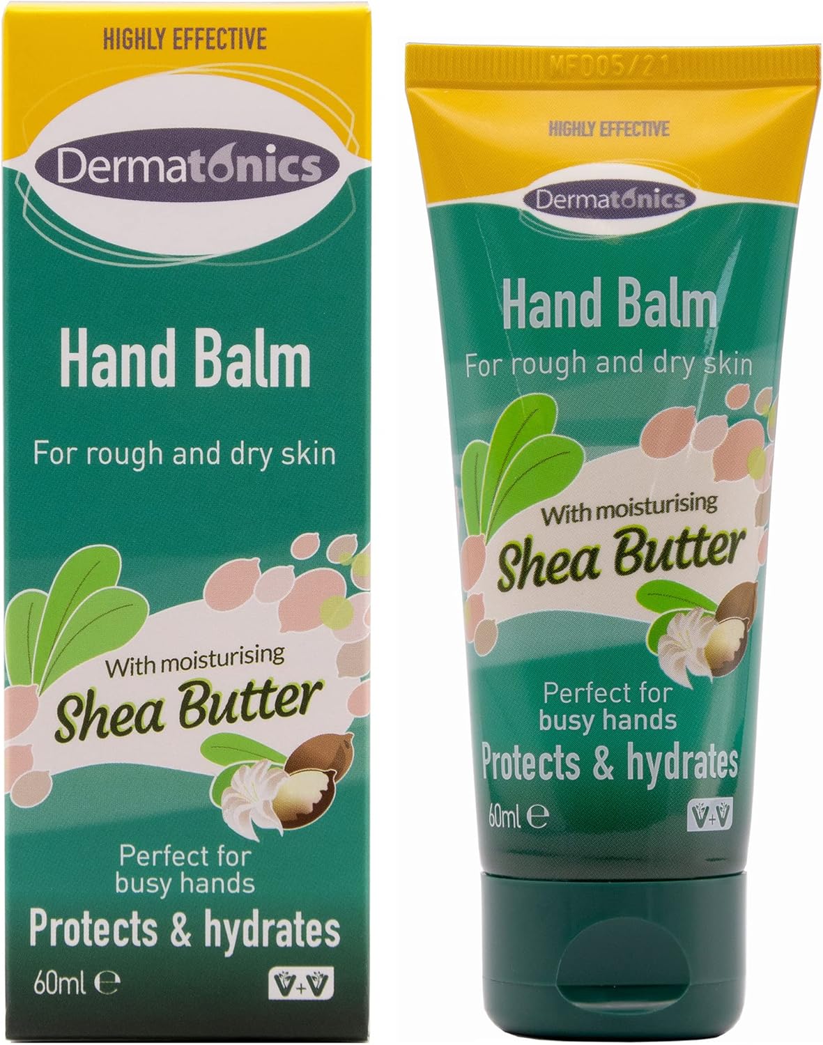 Dermatonics Natural Hand Care Balm | Shea Butter and Urea Formula for ...
