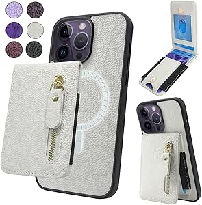 Amazon.com: Lacass Compatible with MagSafe Case Wallet for iPhone 14 Pro Max 6.7 inch, Card ...