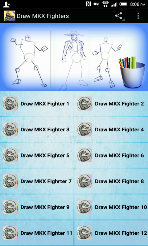 Draw MKX Fighters 2016 - App on Amazon Appstore