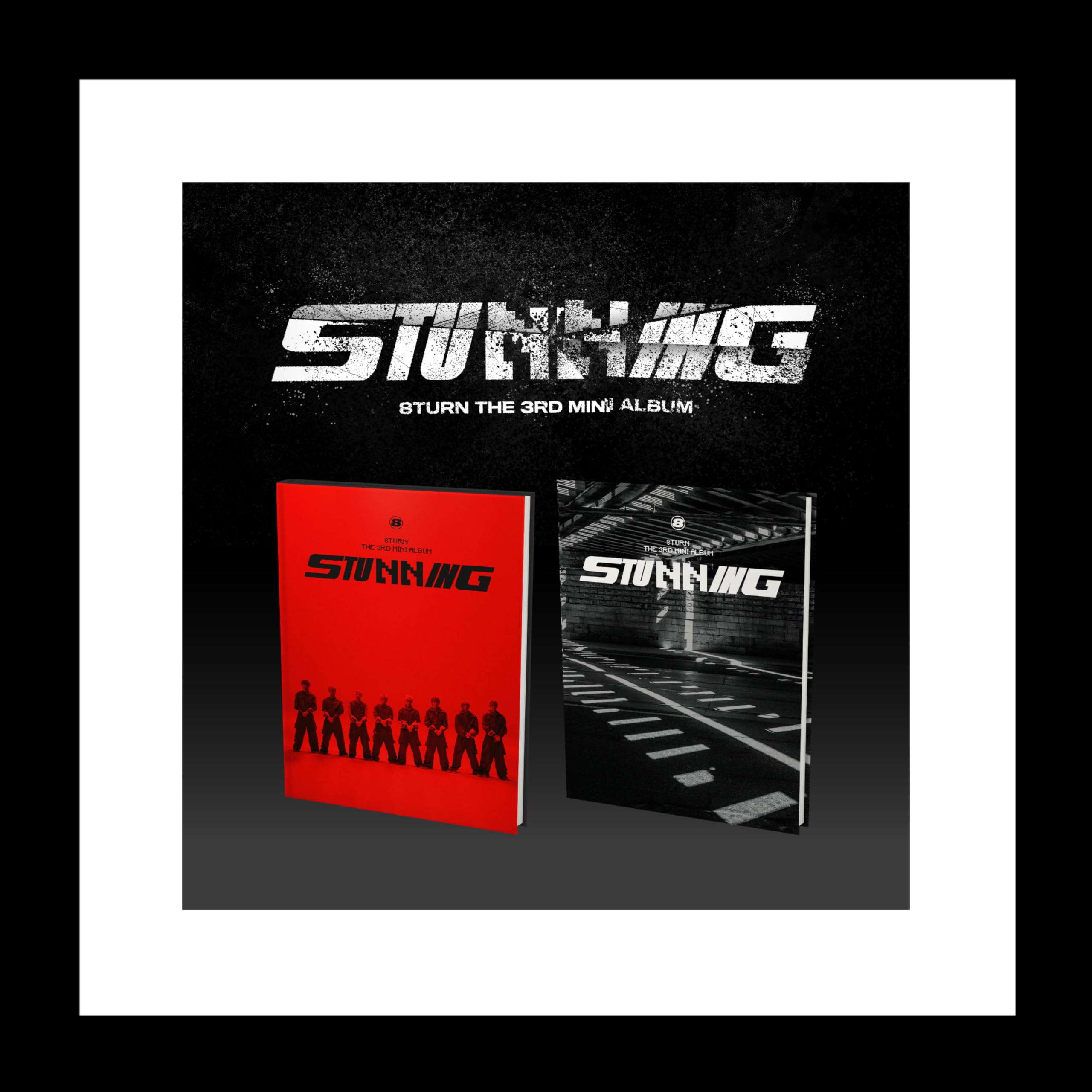 Amazon.com: 8TURN STUNNING 3rd Mini Album Standard THE NEW Version CD+ ...