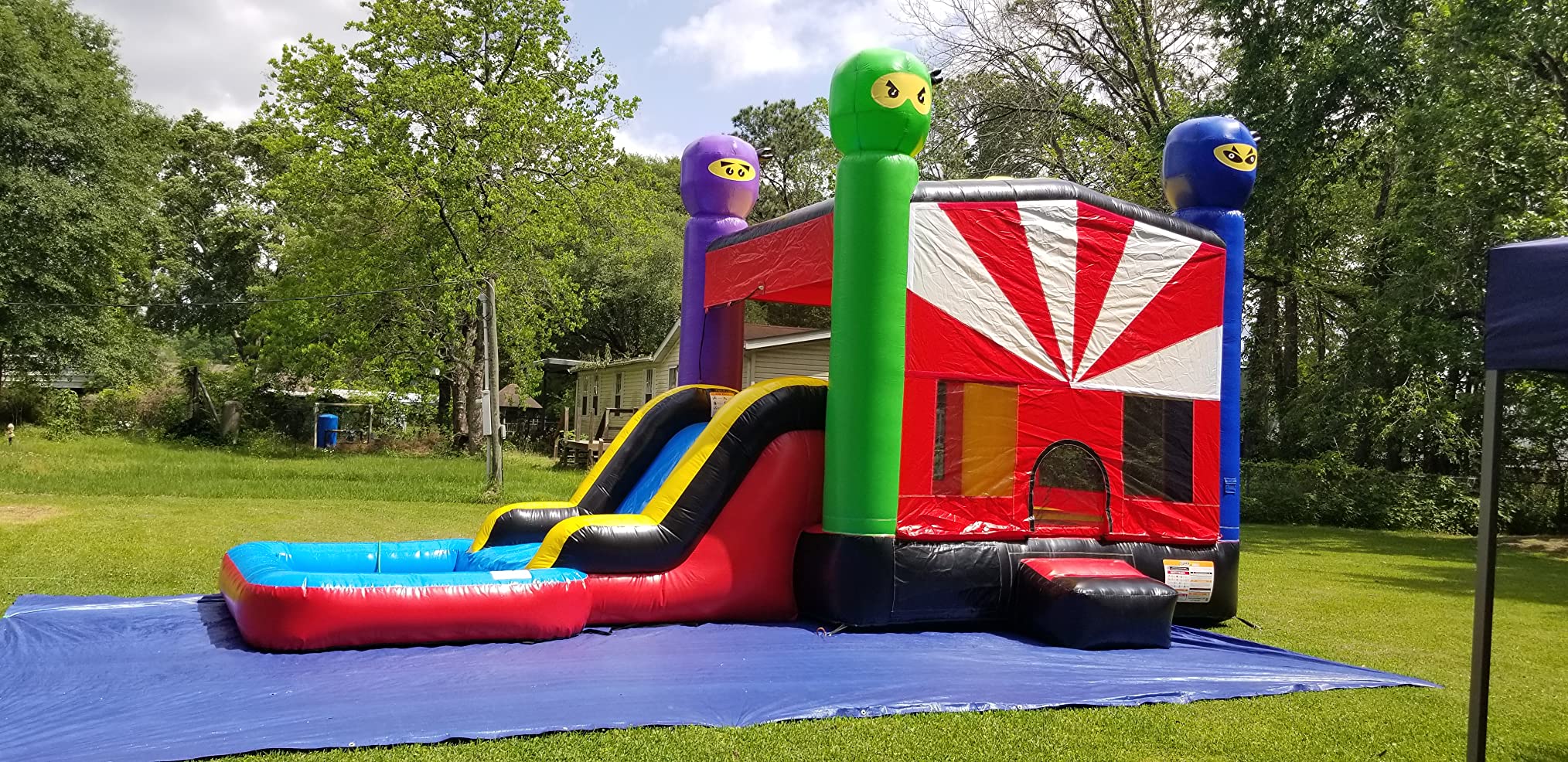 $89/mo - Finance JumpOrange Commercial Grade Inflatable Ninja Warrior ...