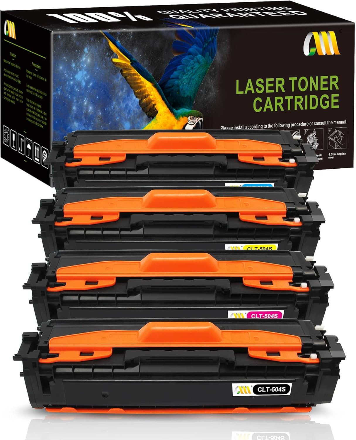 CMCMCM Compatible Toner Cartridge for CLT-K504S CLT-C504S CLT-M504S CLT ...