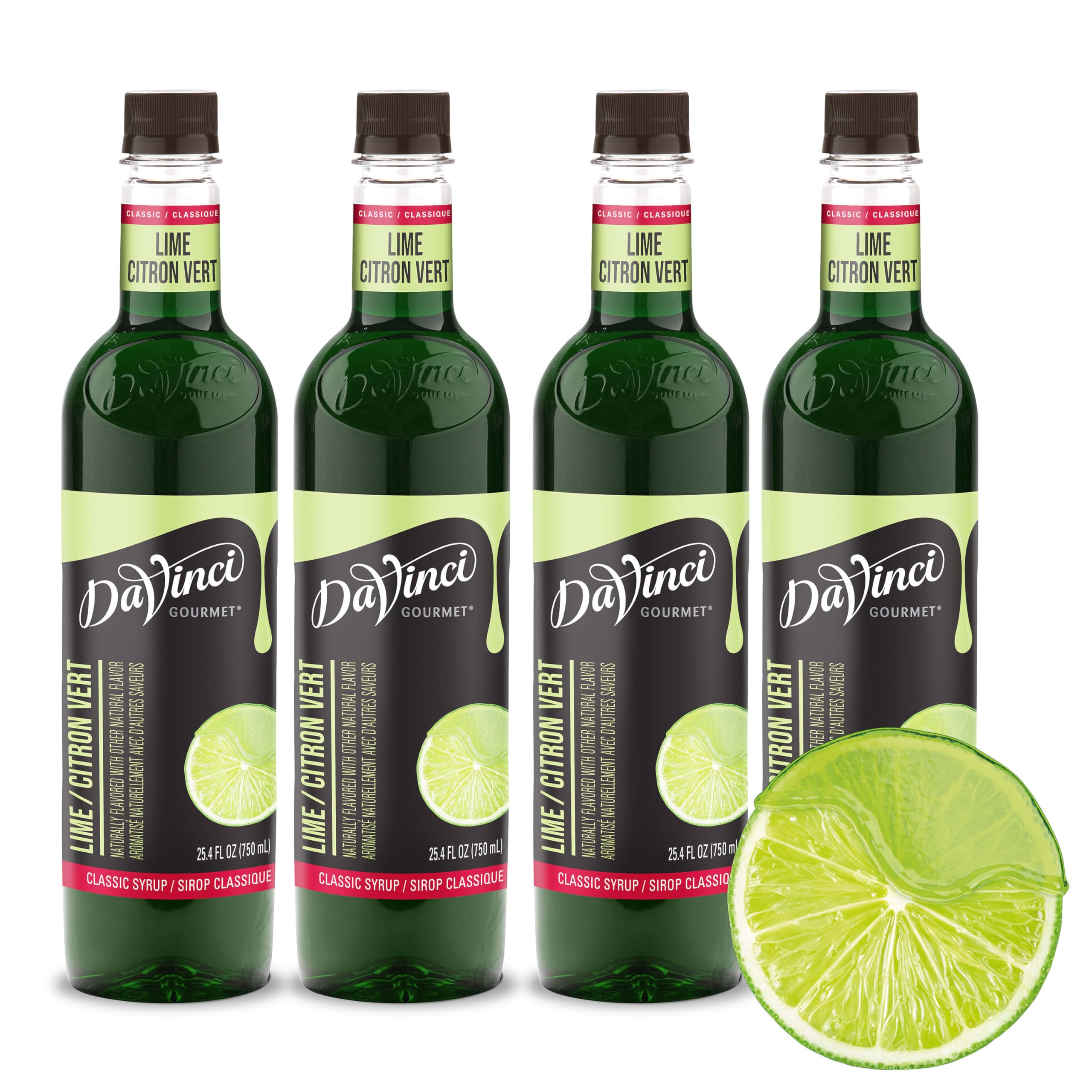 Amazon.com: DaVinci Gourmet Classic Lime Syrup, 25.4 Fluid Ounces (Pack ...