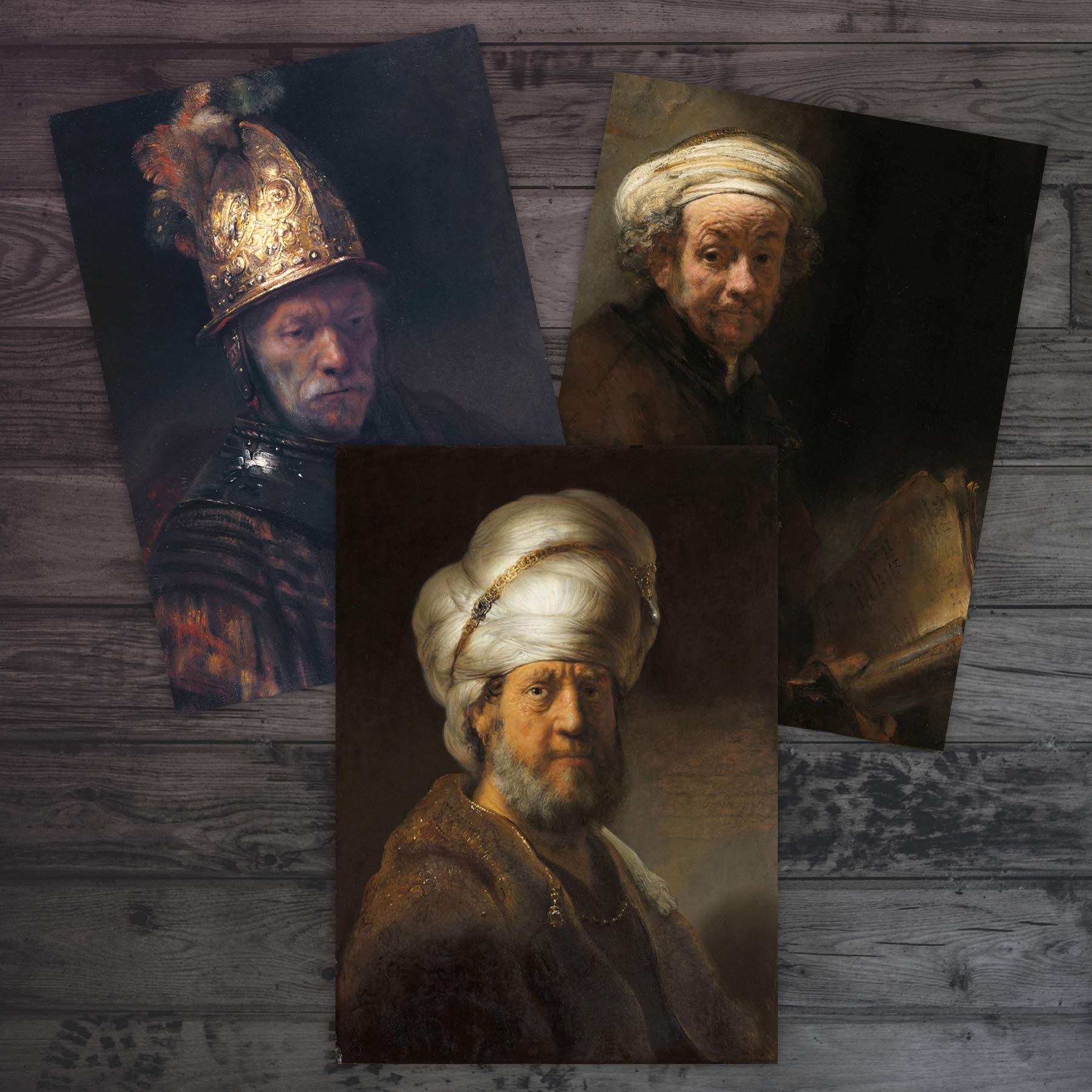 Artery8 Rembrandt Golden Helmet Apostle Oriental Angel Mary Magdalene Drawing Fine Art Greeting ...