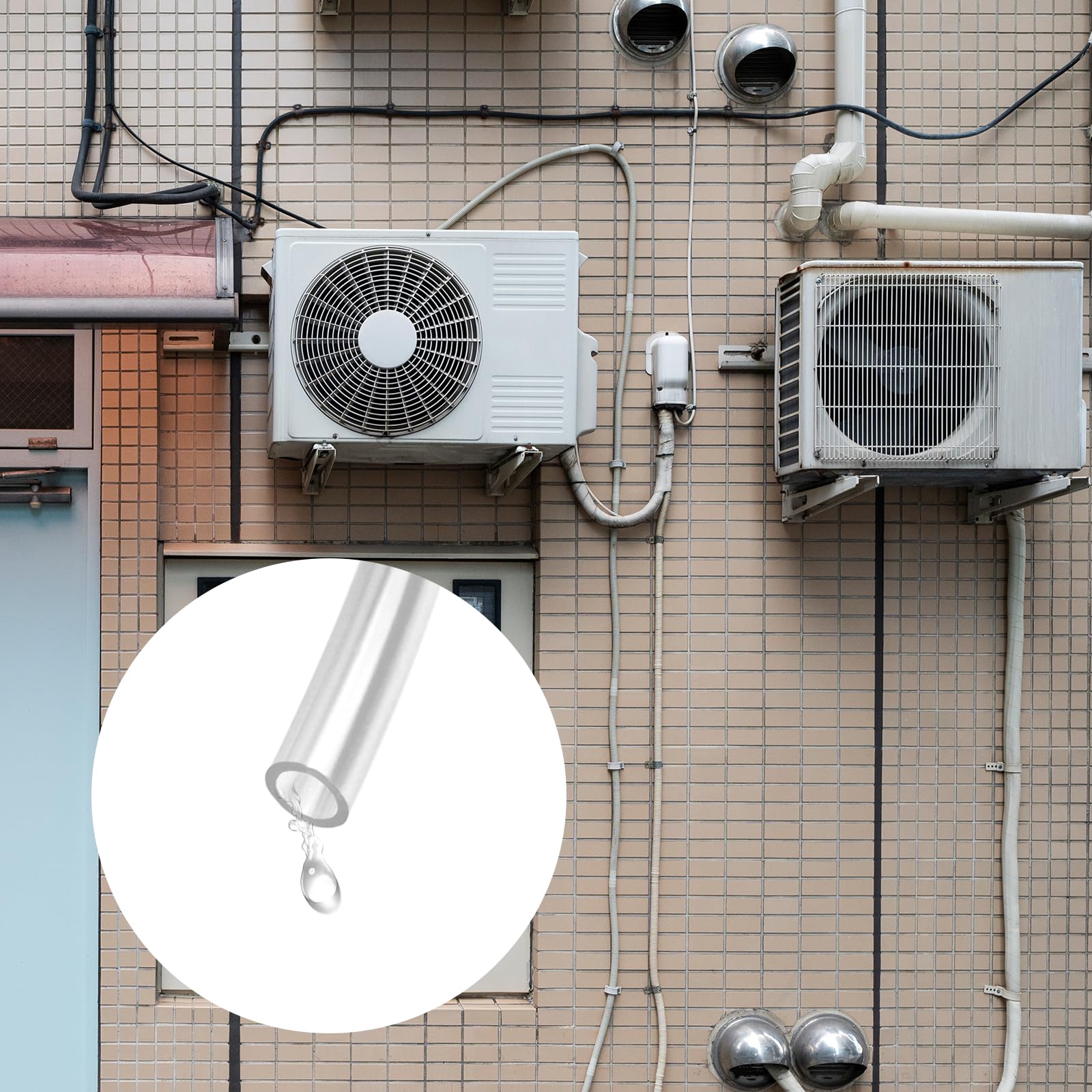 Snapklik.com : 10ft Air Conditioner Drain Hose, AC Drain Hose Connector ...