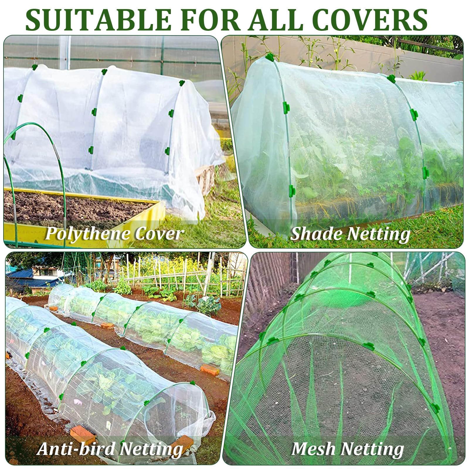 Snapklik.com : ALEXPRE Garden Hoops For Raised Beds, 36 Pcs 17 Inch ...