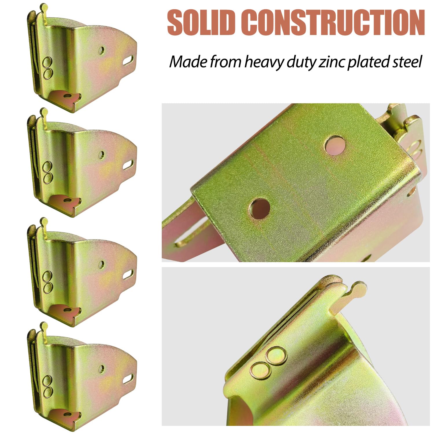 Snapklik.com : Sutekus E-Track Wood Beam End Socket Shelf Brackets E ...