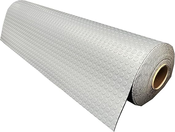 Heavy Duty PVC Grey Vinyl Floor Matting Garage Industrial Work Gym Van ...