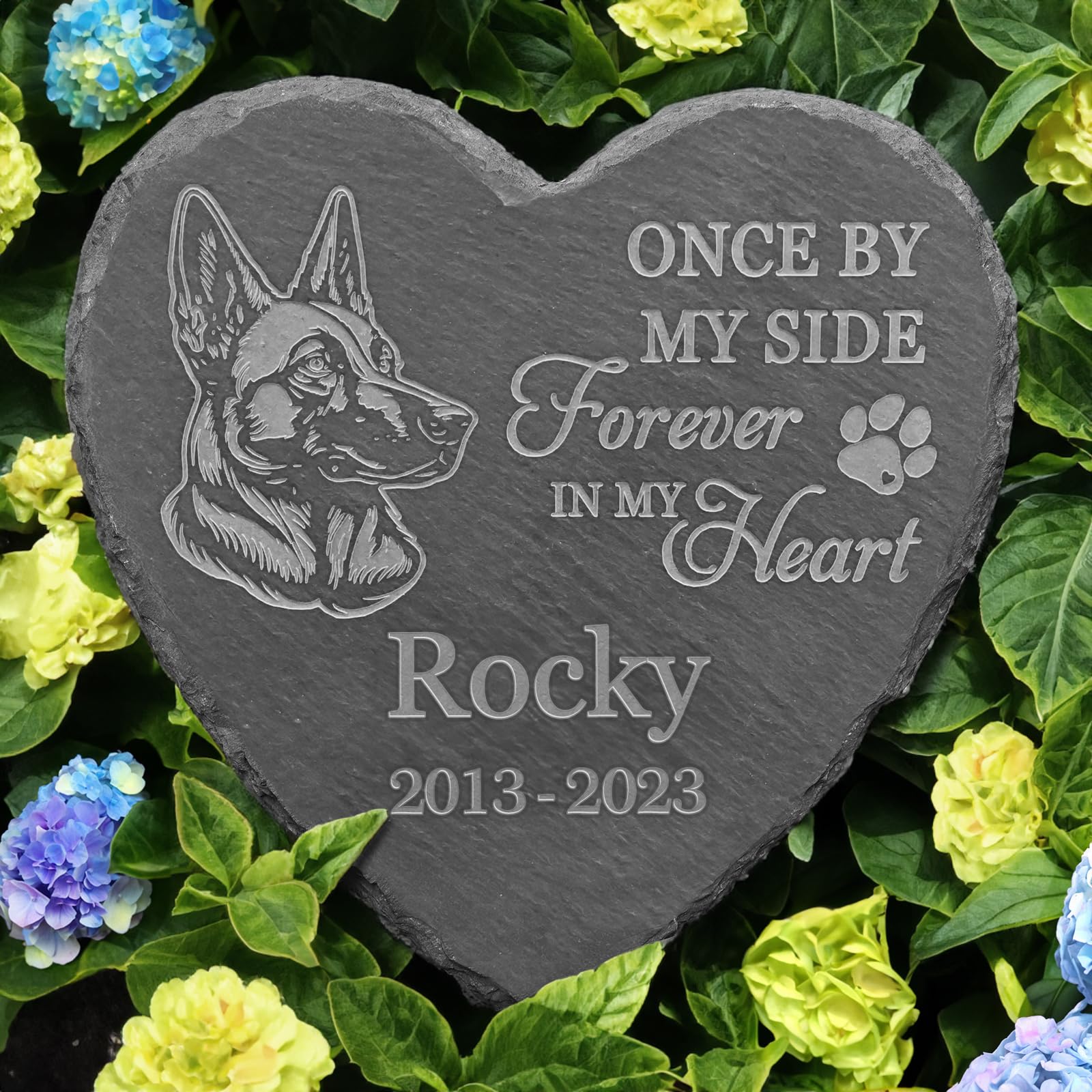 Amazon.com : PEMIRSAYO German Shepherd Memorial Gifts, German Shepherd ...