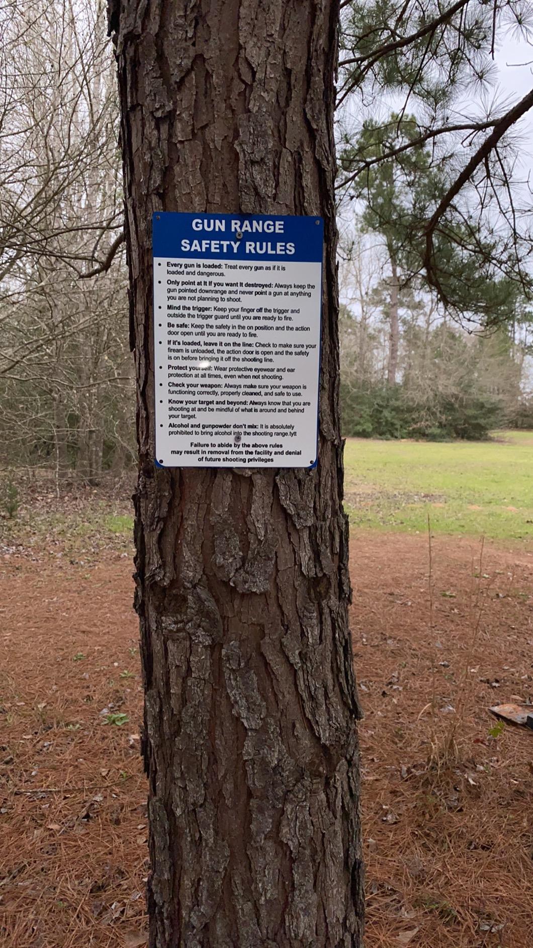 Amazon.com: Dark Branches Gun Range Safety Rules Every Gun is Loaded ...