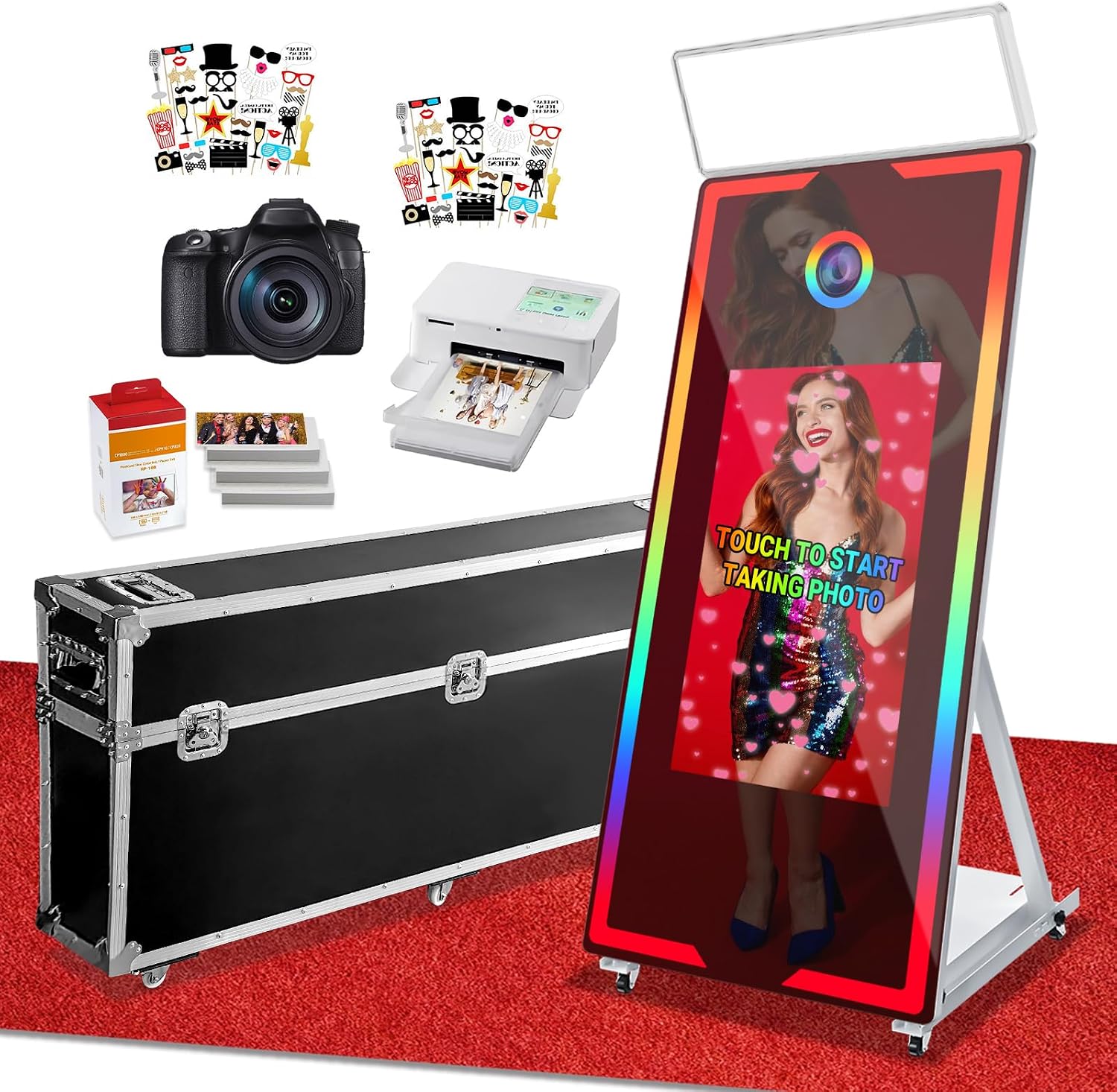 Magic Mirror Photo Booth with Camera and Printer,65 Philippines | Ubuy