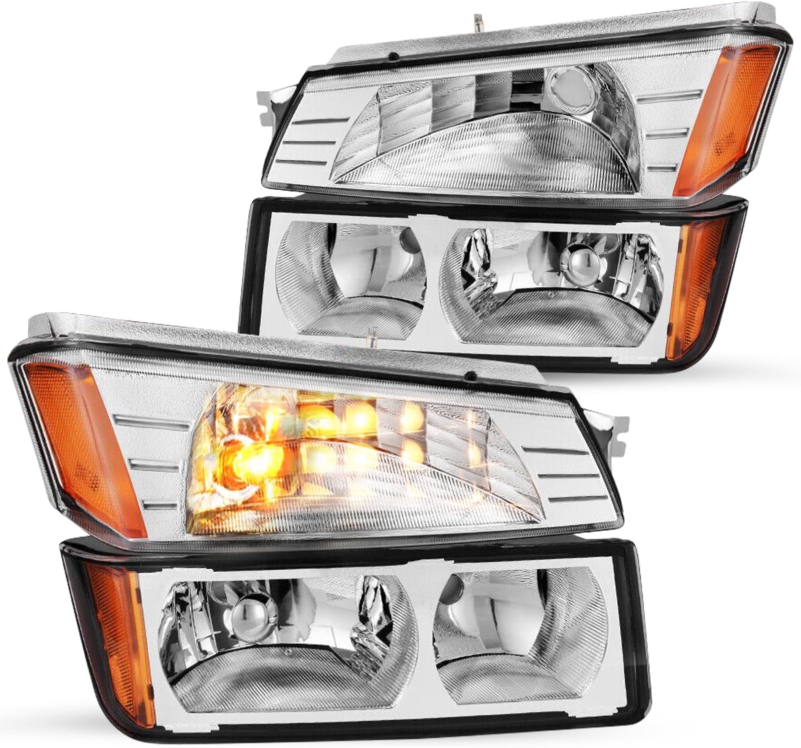 Amazon.com: ALLGOOD Fog Lights Compatible with 2003-2006 Chevy ...