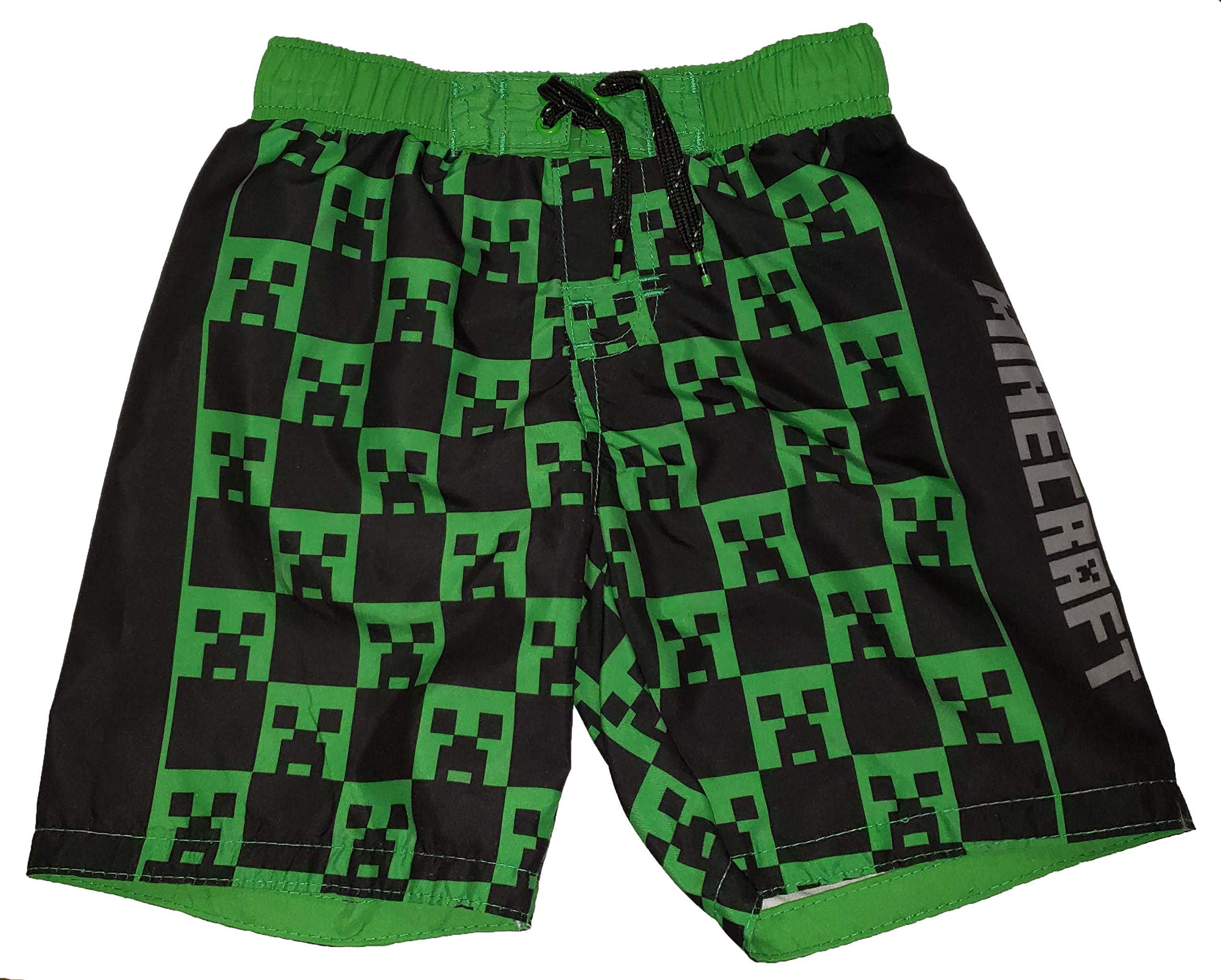 Amazon.com: Minecraft Digi Builders Graphic Swim Trunk Shorts: Clothing, Shoes & Jewelry