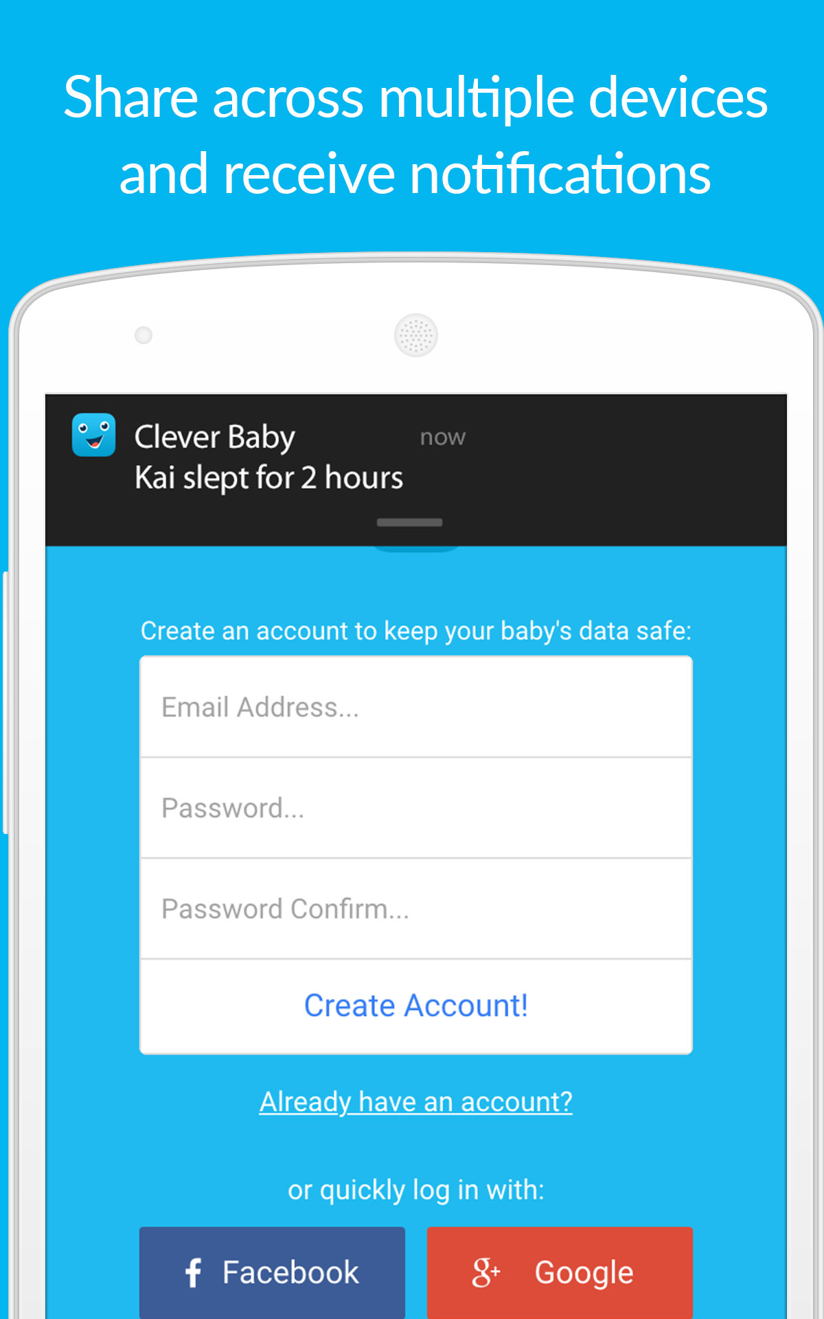Clever Baby - Baby Log & Track - App on Amazon Appstore