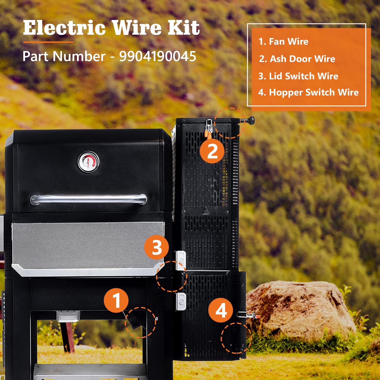 Snapklik.com : Electric Wire Kit Replacement 9904190045 Part For ...