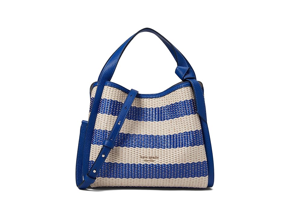 Kate Spade New York Knott Striped Woven Fabric Medium Crossbody Tote ...