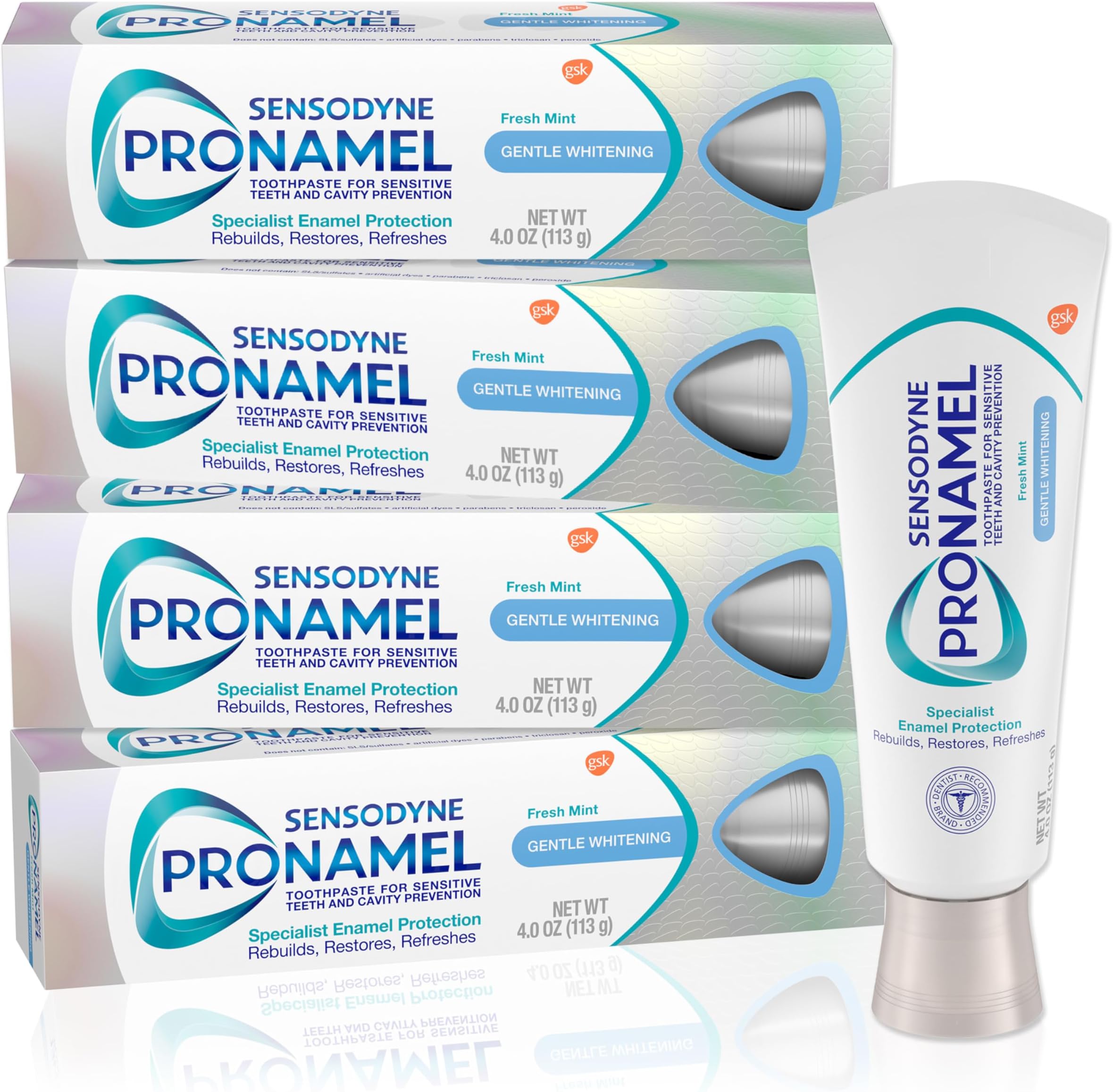 Amazon.com : Sensodyne Pronamel Gentle Whitening Enamel Toothpaste for ...