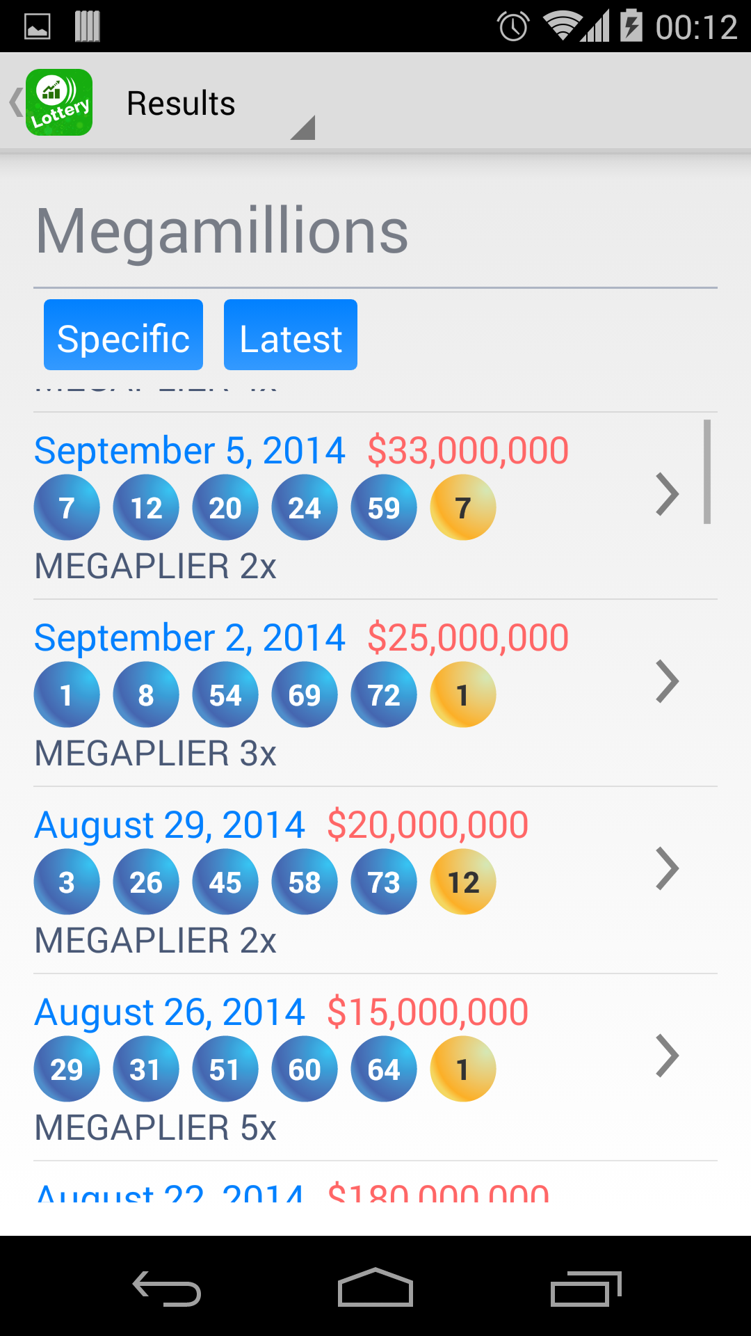 Lottery Assistant - App on Amazon Appstore