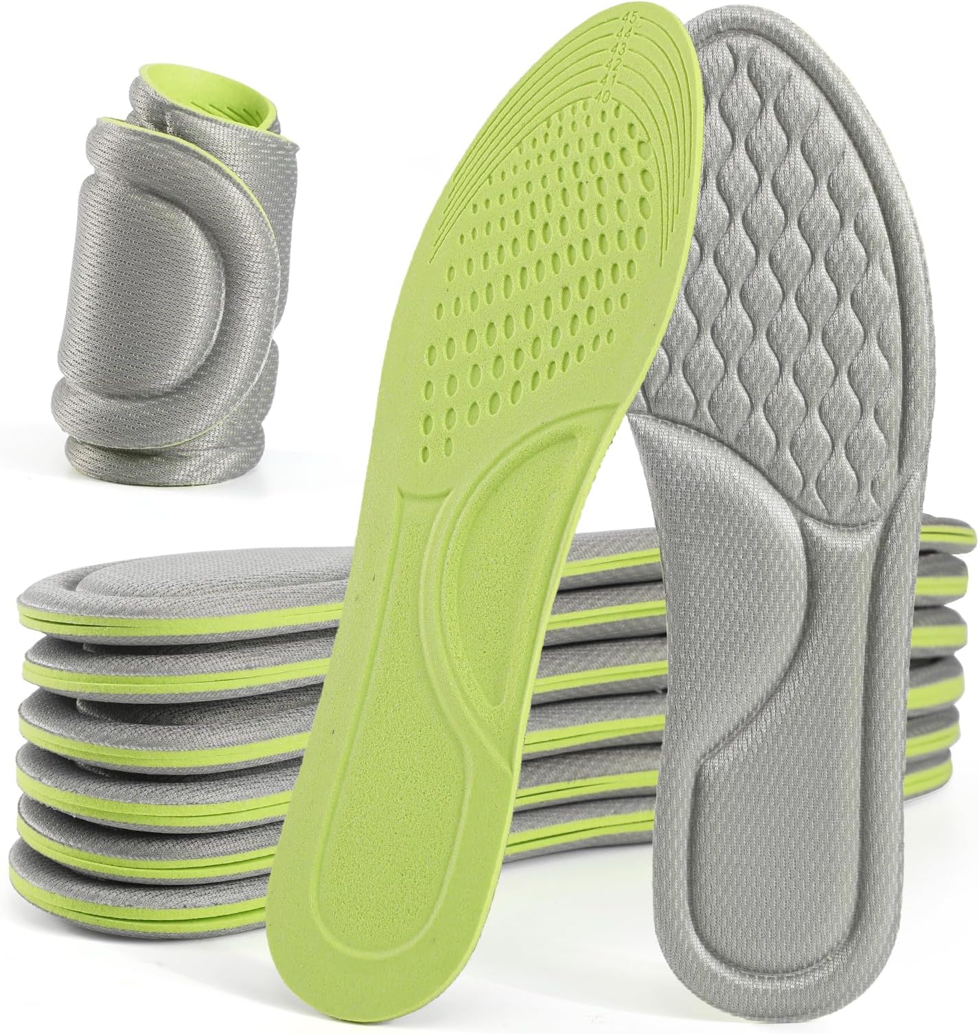 Amazon.com: XINIFOOT 6 Pairs Anti Odour Shoe Insoles, Comfortable Replacement Shoe Insole ...