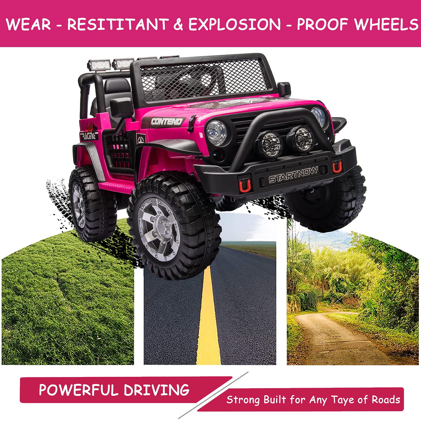 (Not Taurus)Sopbost 12v 7Ah 2-Seater Ride On Truck Electric Ride On Car ...