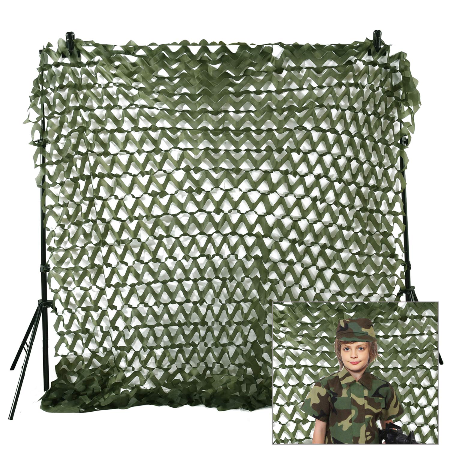 5 Ft X 5 Ft Camo Netting Backdrop Curtain Camouflage | Desertcart INDIA