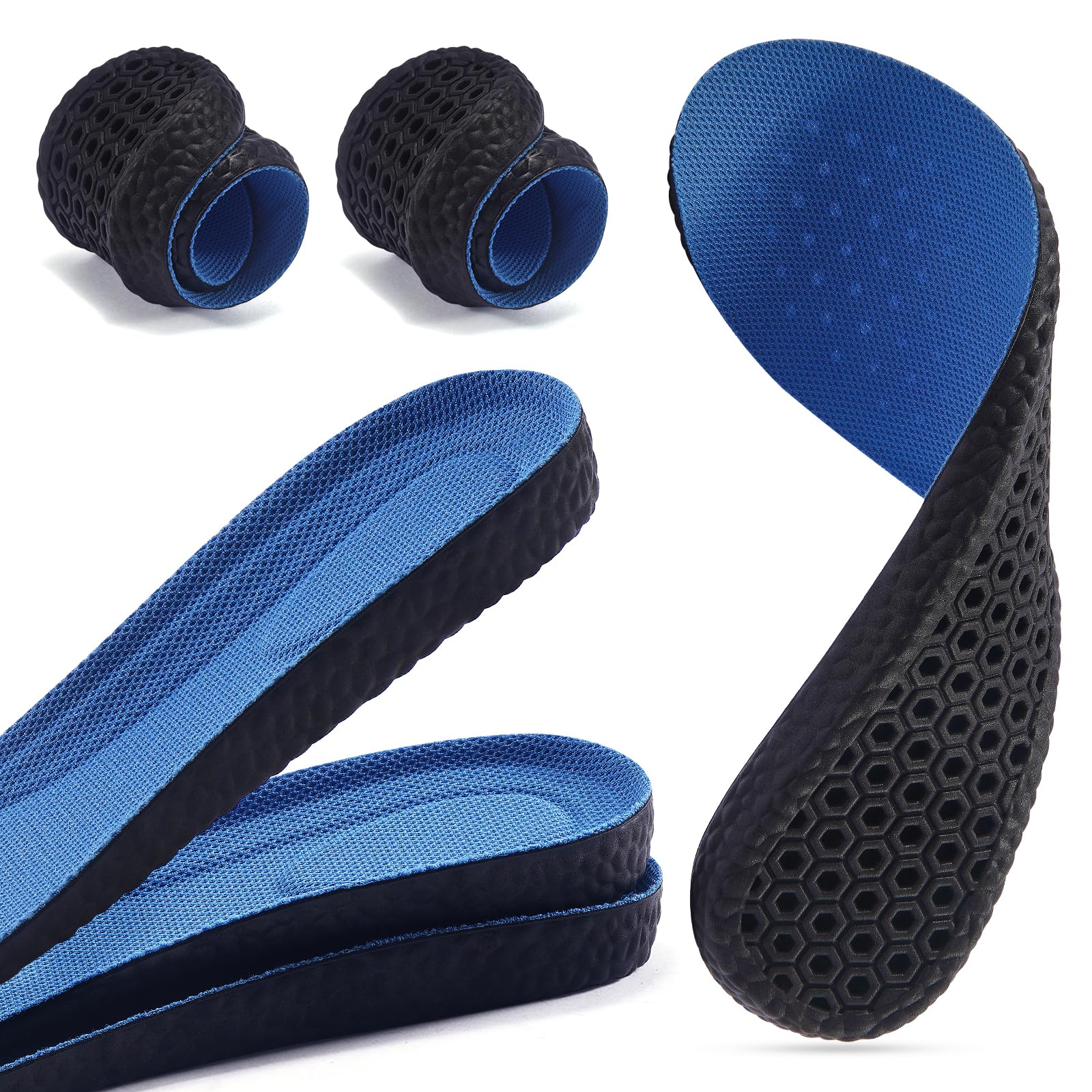 Snapklik.com : Eimocs 4 Pairs Memory Foam Insoles For Men/Women
