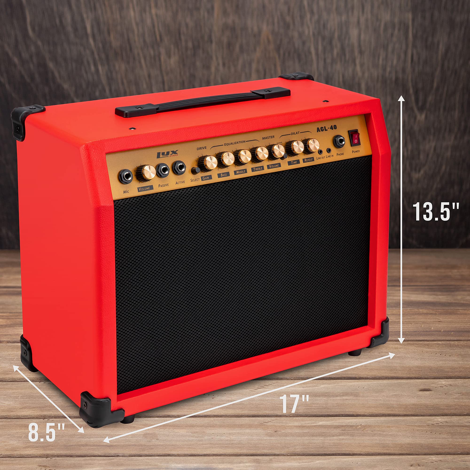 Snapklik.com : LyxPro 40 Watt Electric Guitar Amplifier Combo Solid ...
