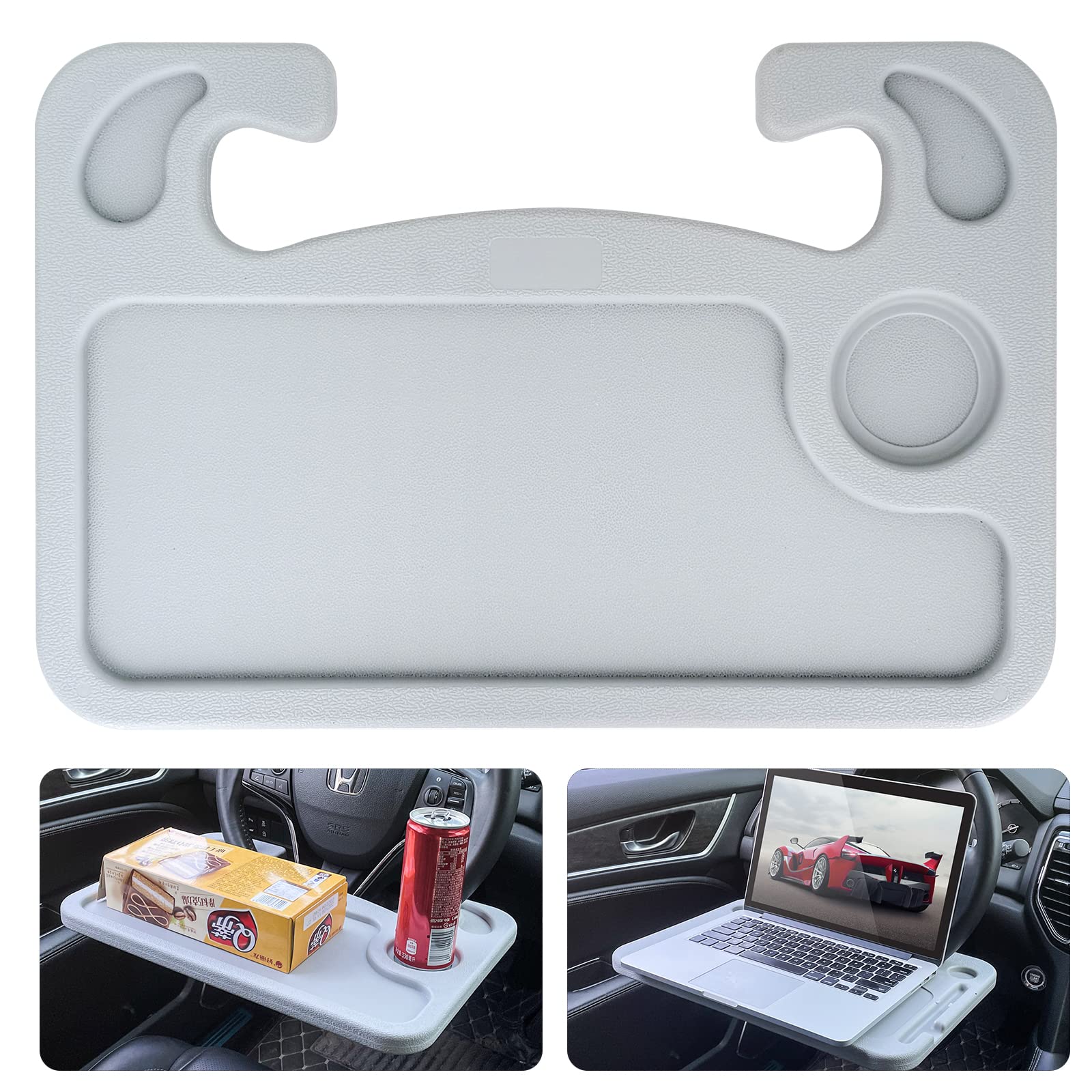 Reechall Steering Wheel Table Car Desk Steering Wheel Table Tray ...